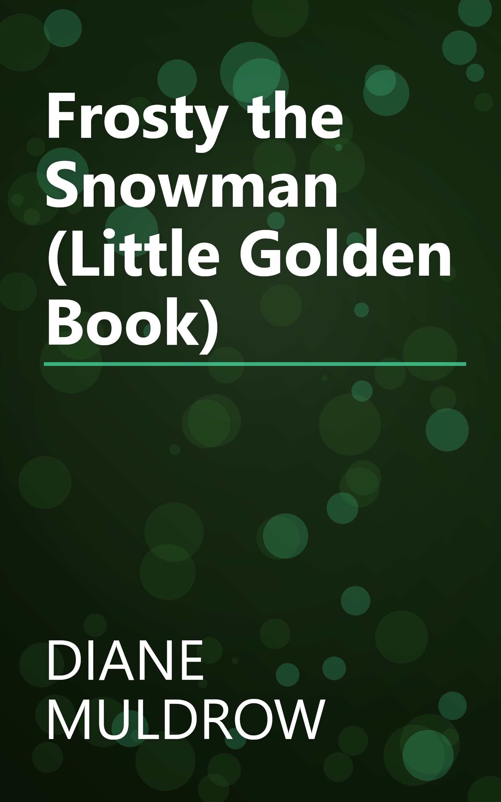 Frosty the Snowman (Little Golden Book) book cover