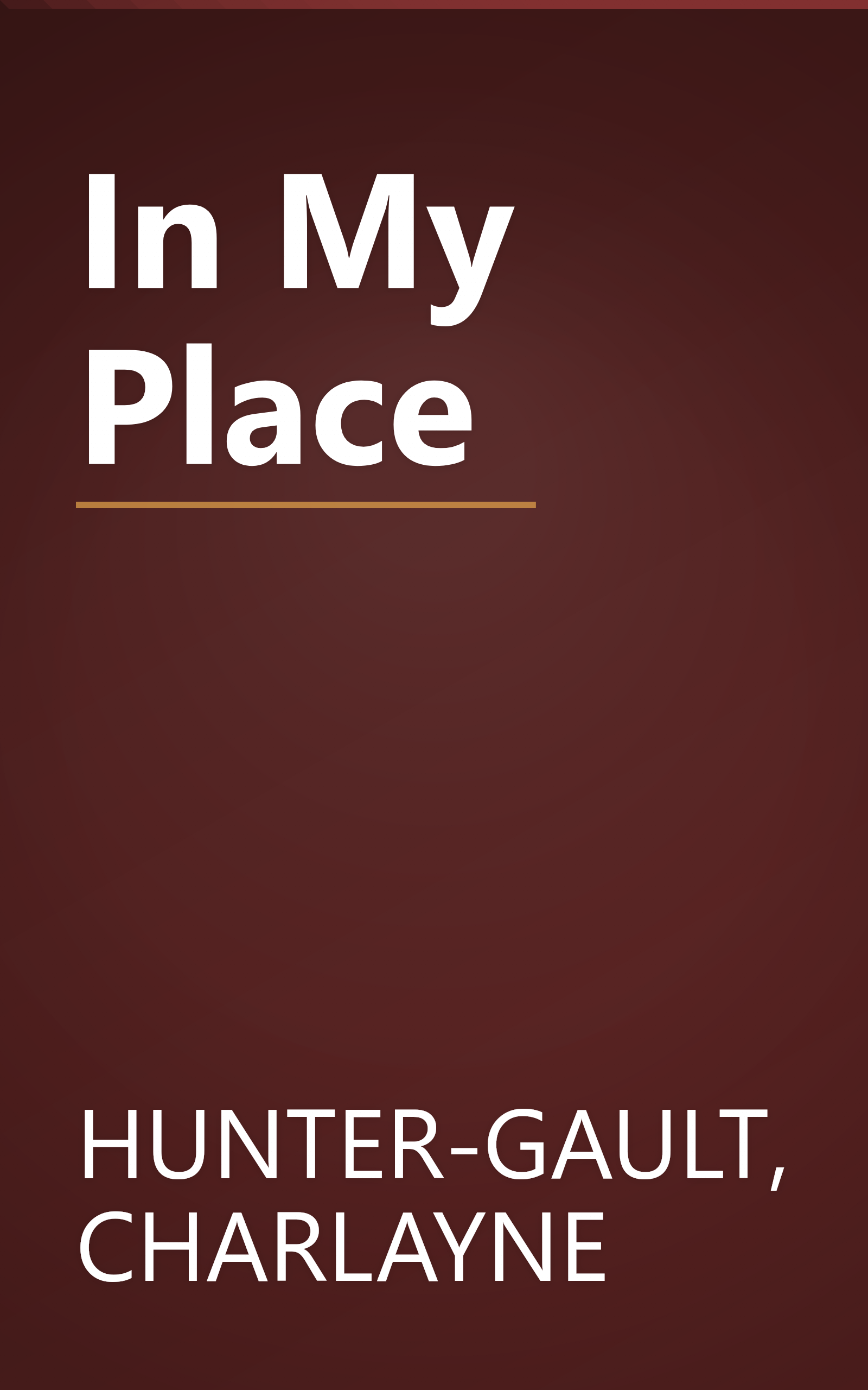 In My Place book cover