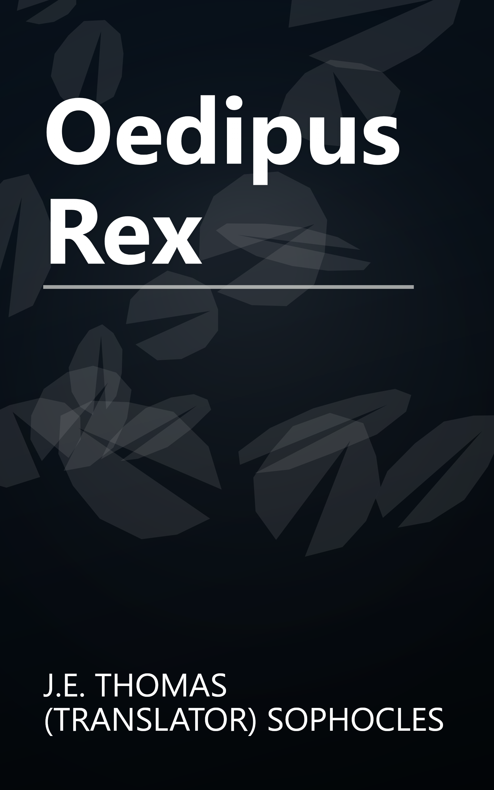 Oedipus Rex book cover