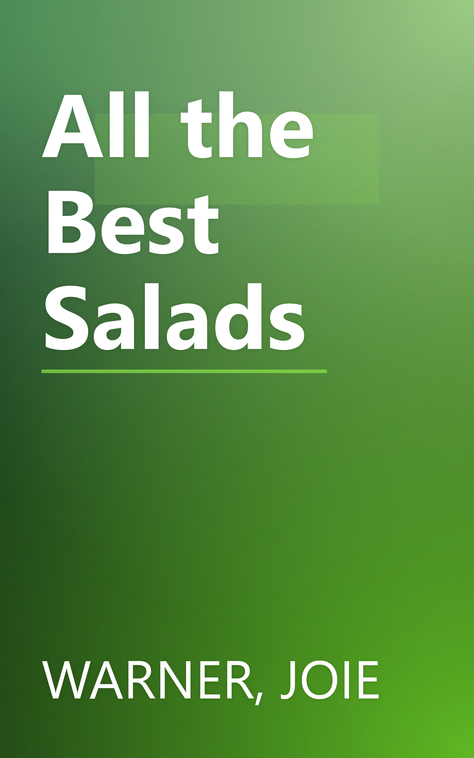 All the Best Salads book cover