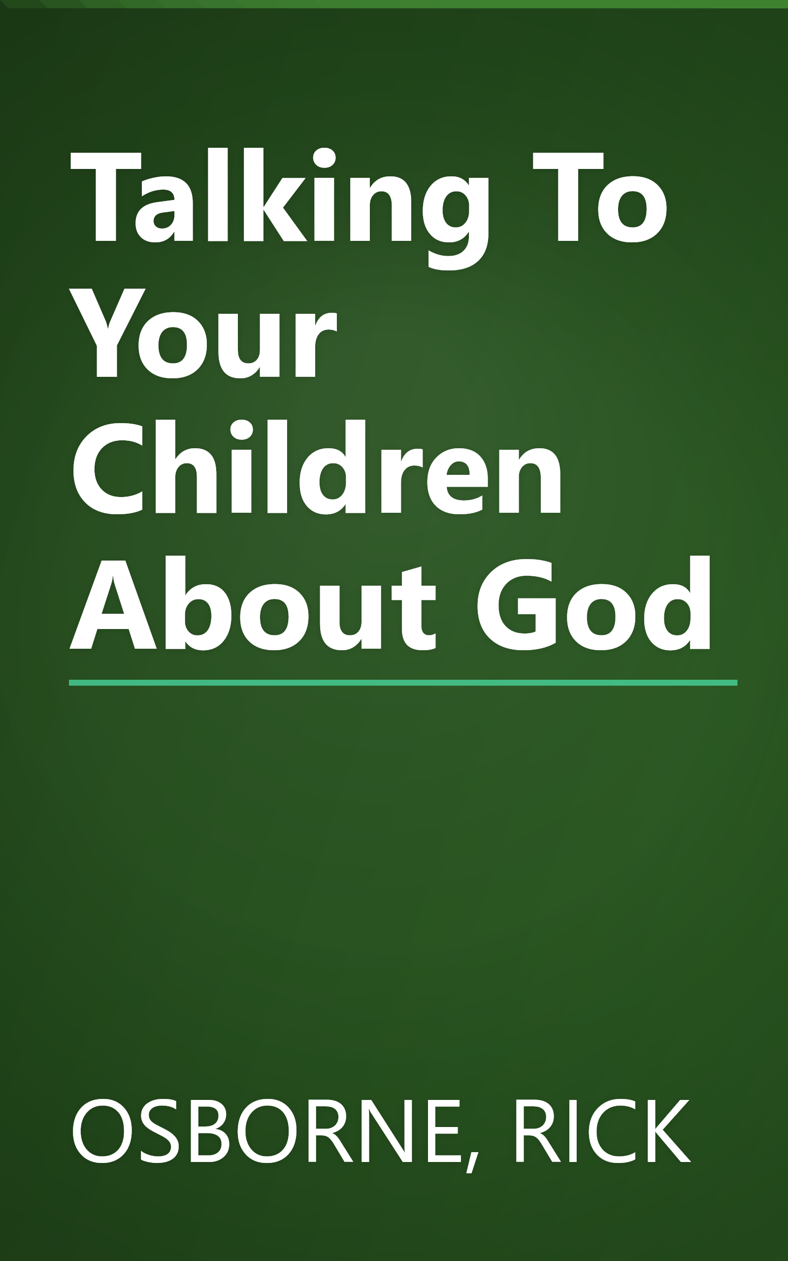 Talking To Your Children About God book cover