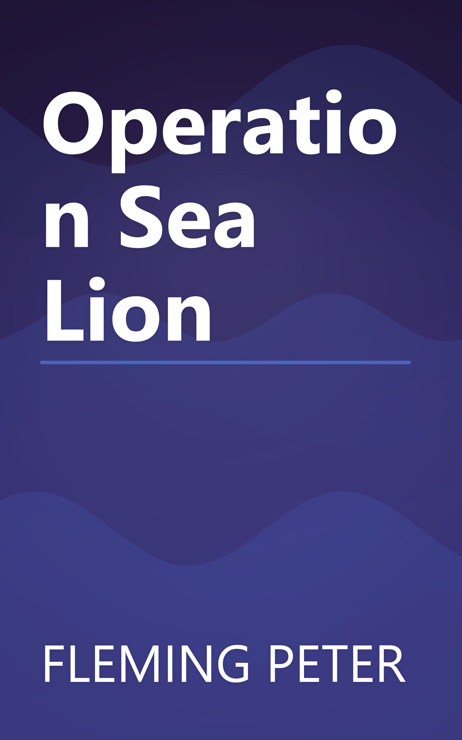 Operation Sea Lion book cover