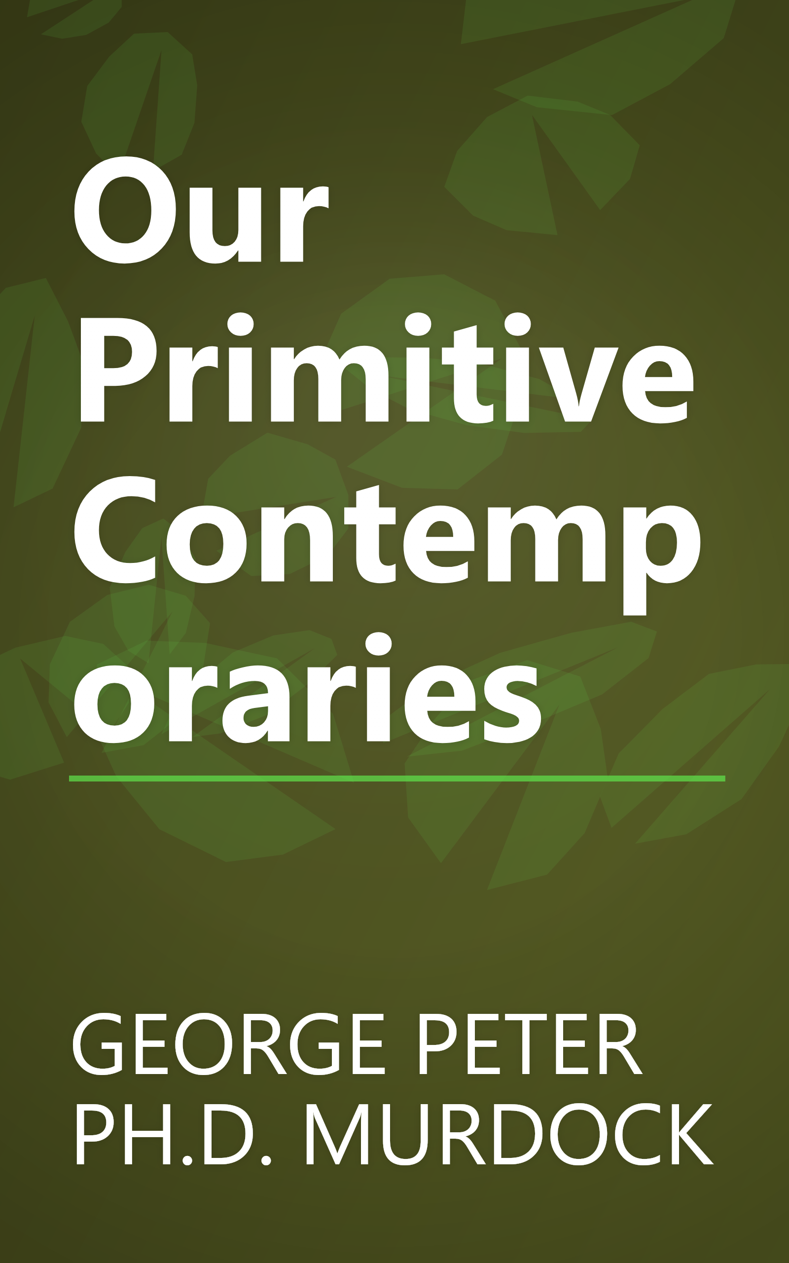 Our Primitive Contemporaries book cover