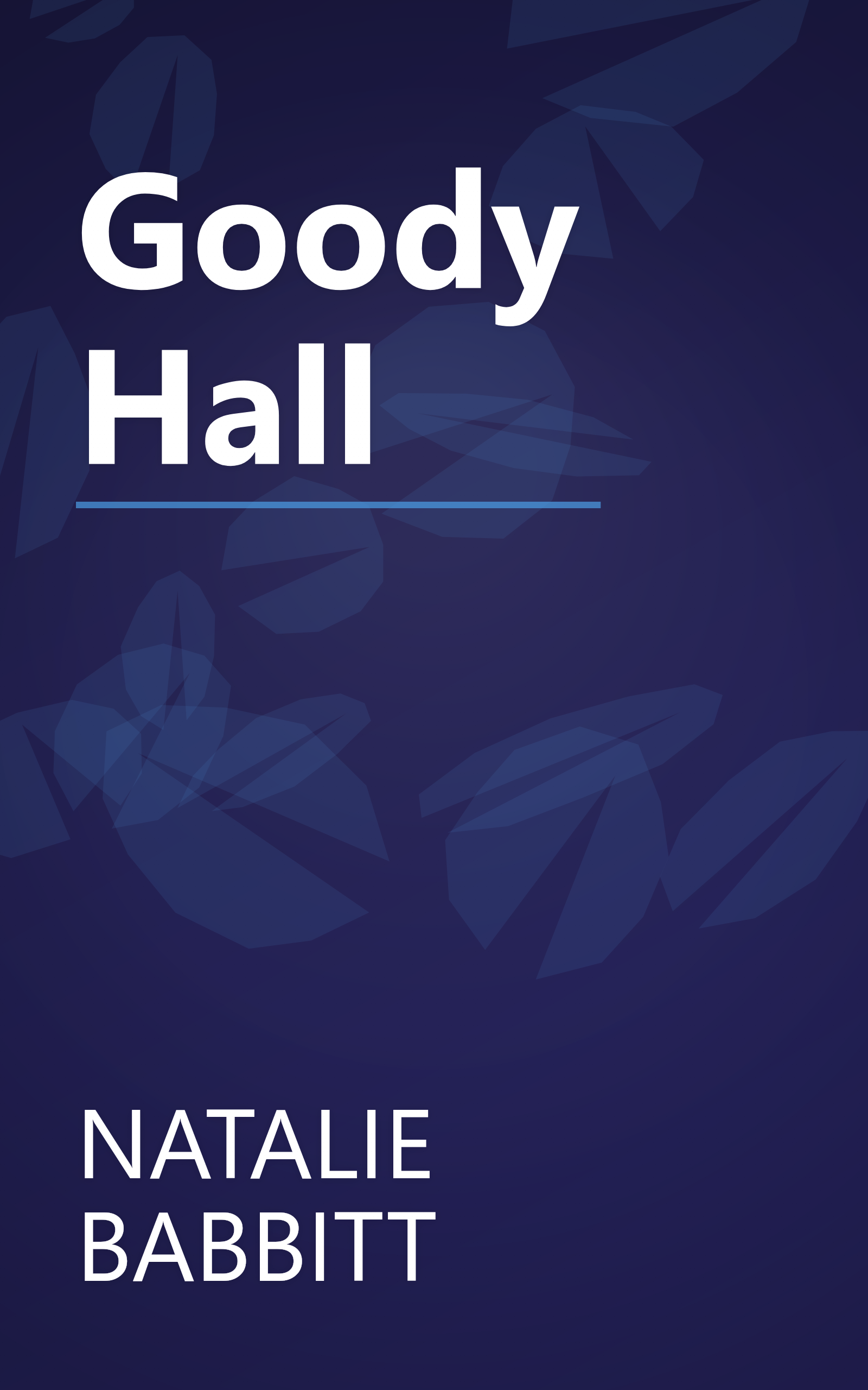 Goody Hall book cover