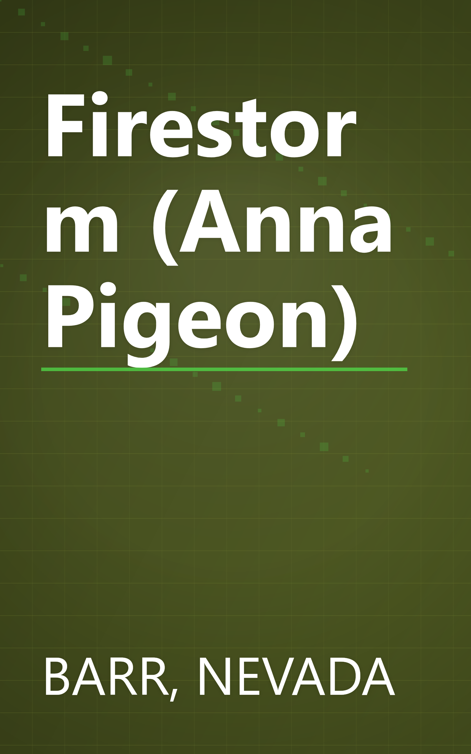 Firestorm (Anna Pigeon) book cover