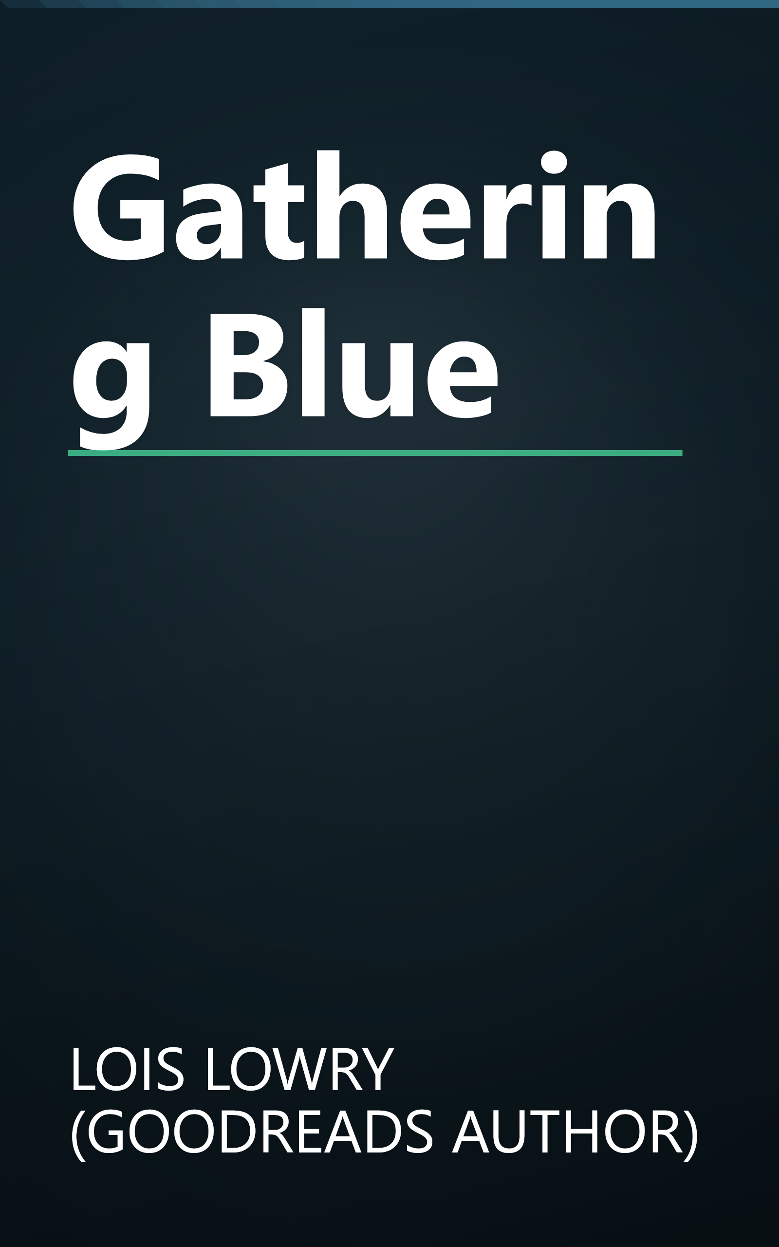 Gathering Blue book cover