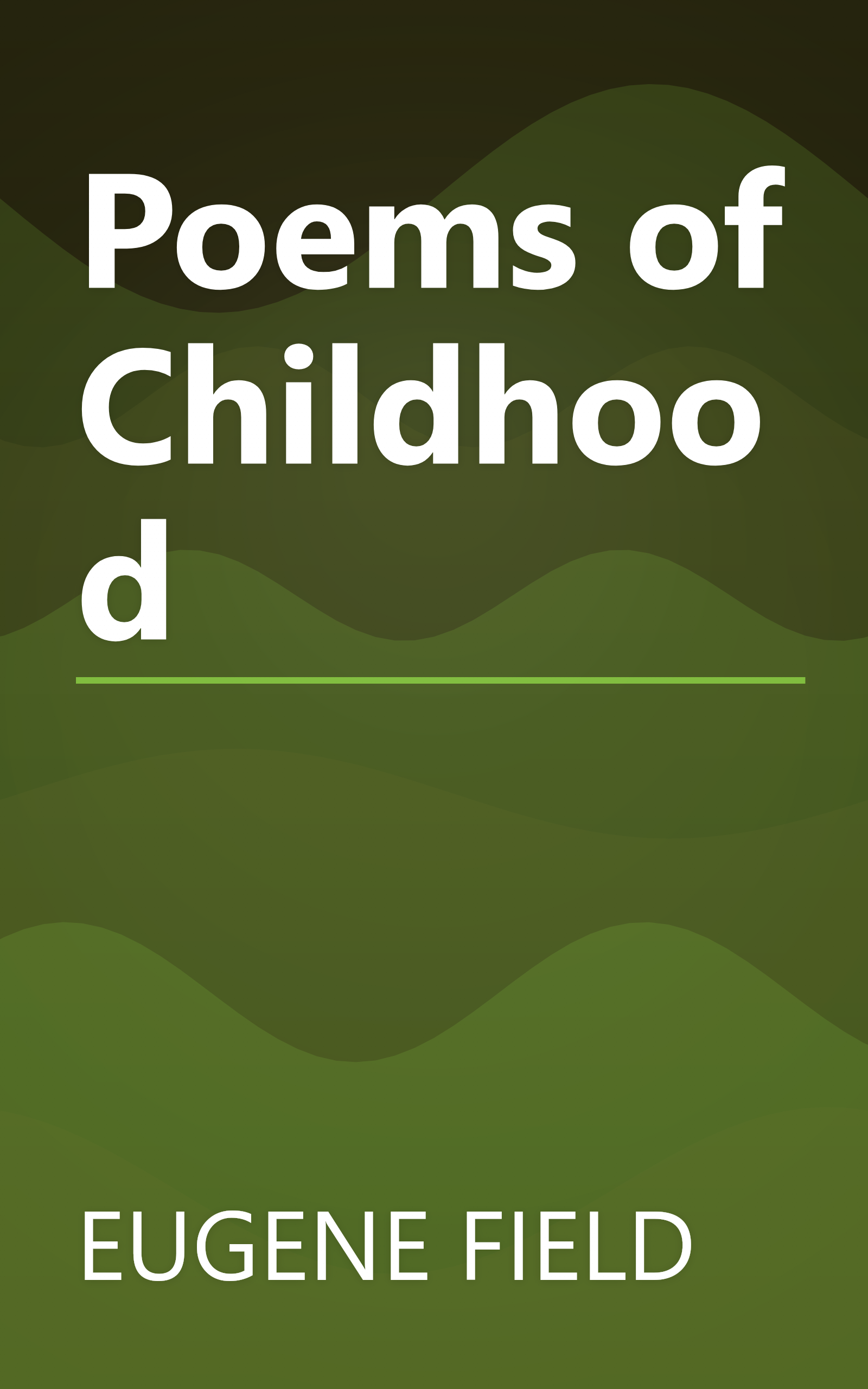 Poems of Childhood book cover