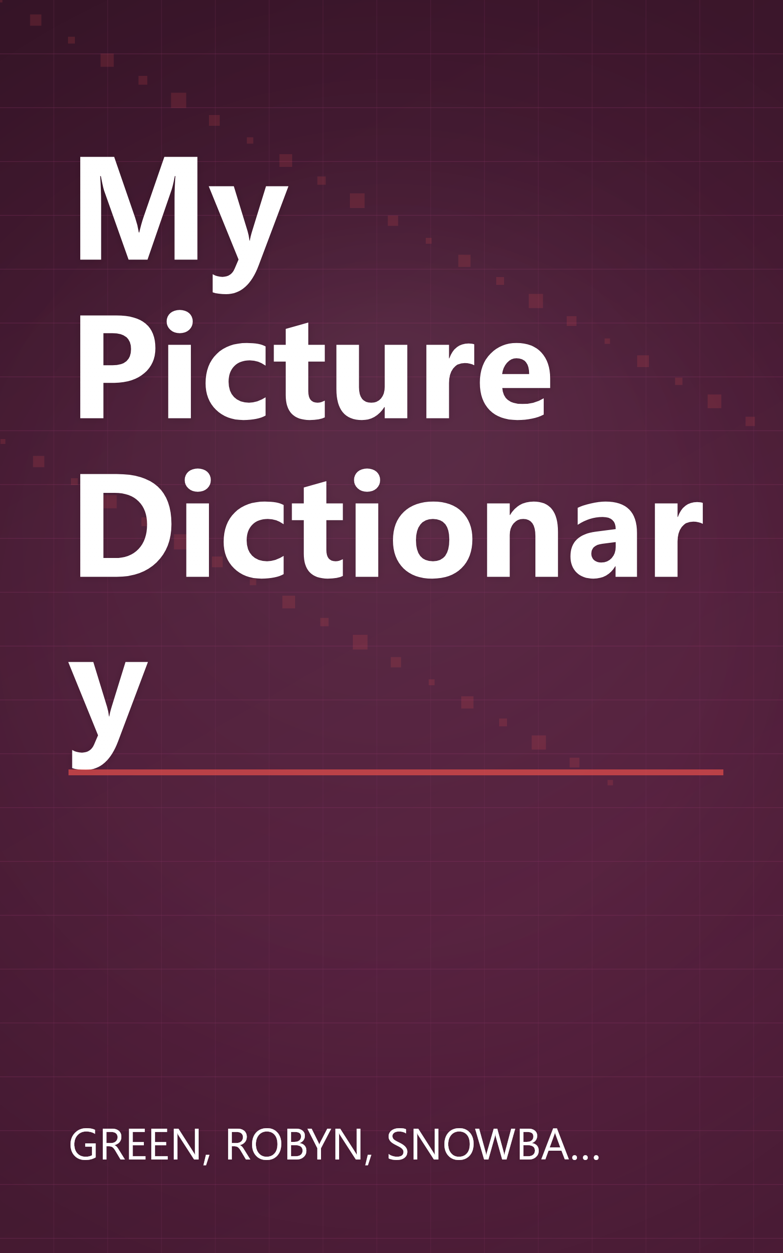 My Picture Dictionary book cover