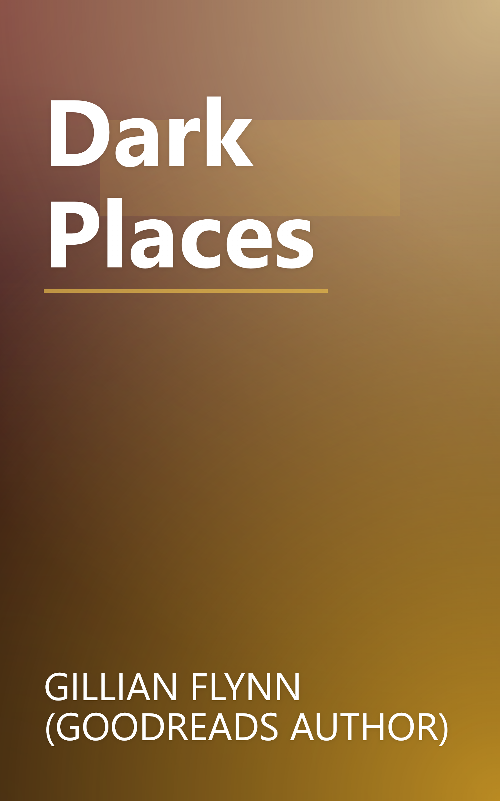 Dark Places book cover