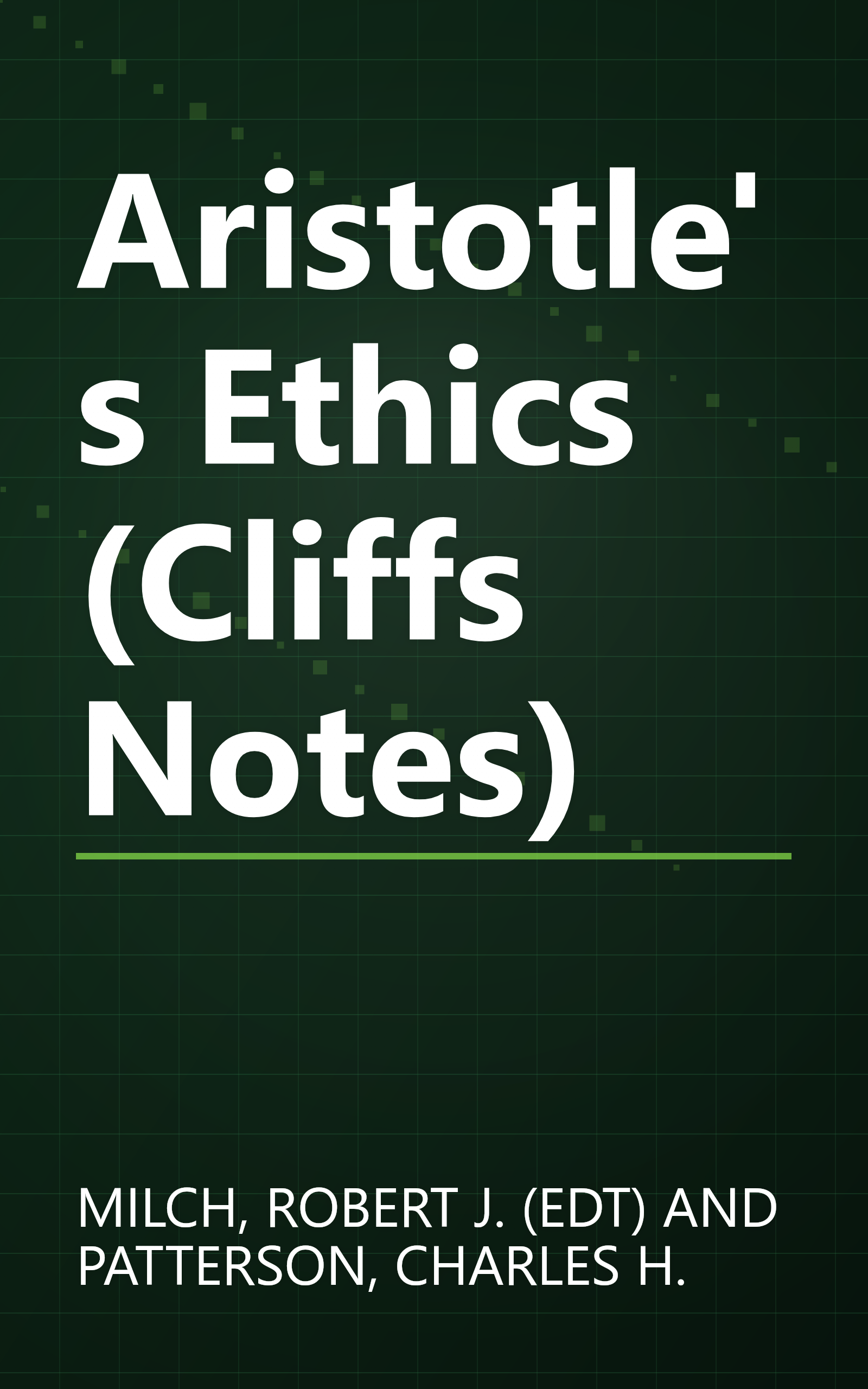 Aristotle's Ethics (Cliffs Notes) book cover