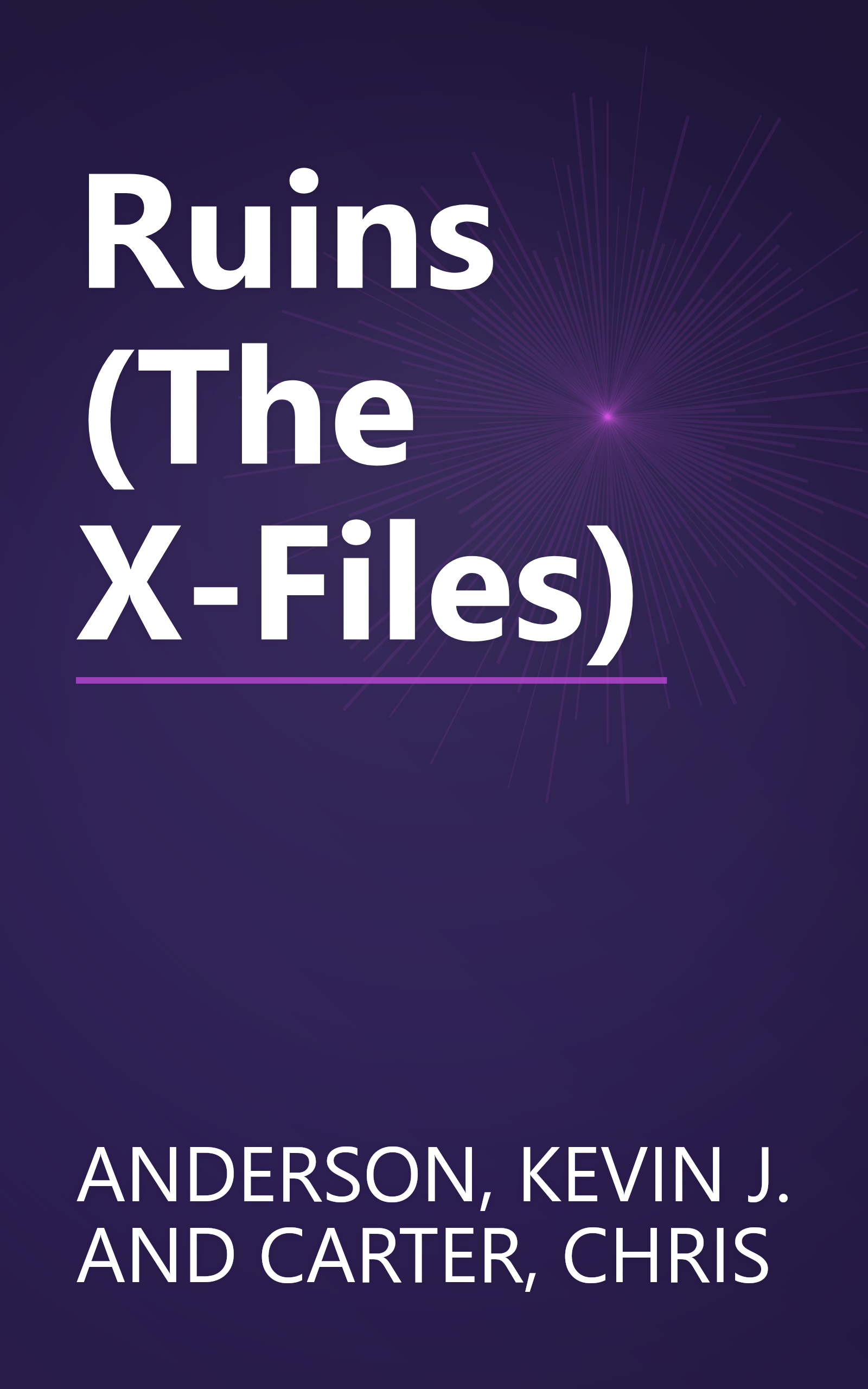 Ruins (The X-Files) book cover