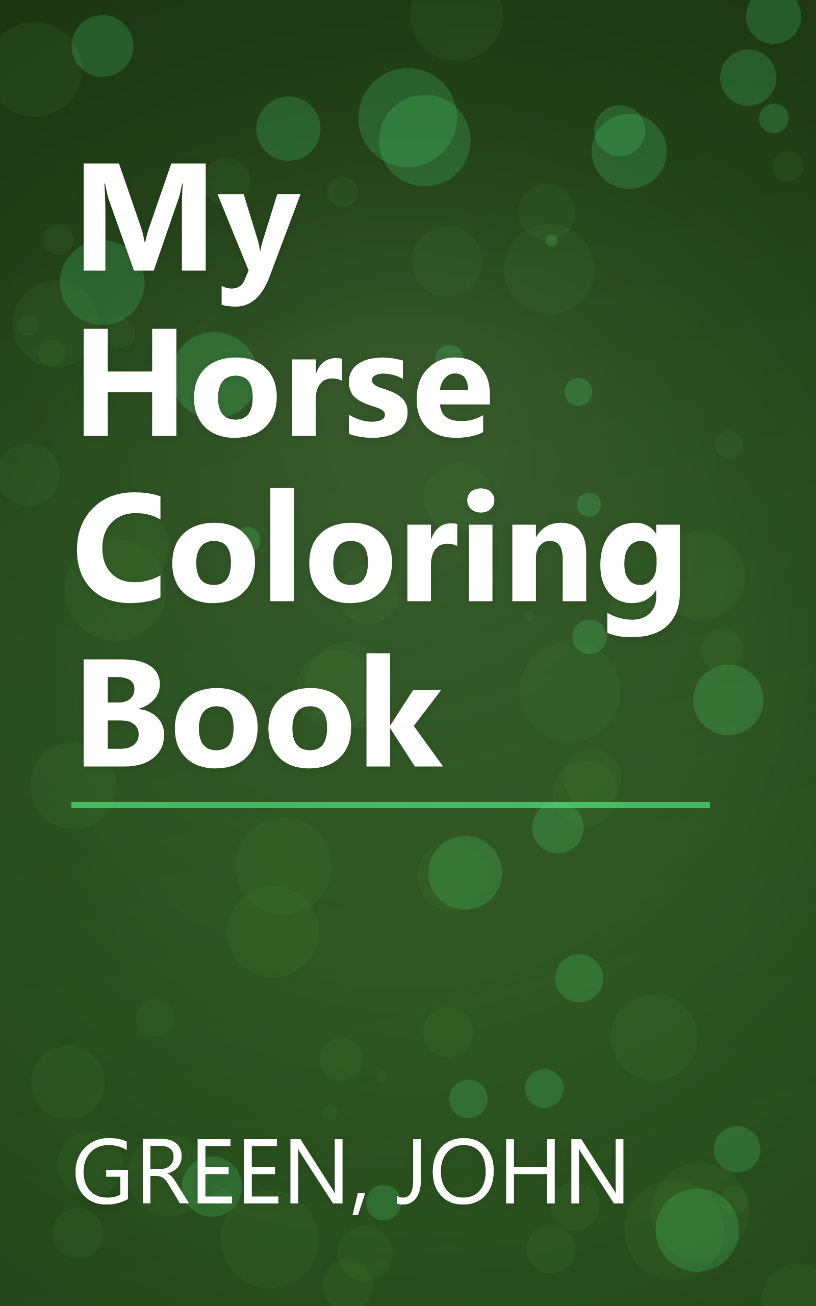 My Horse Coloring Book book cover