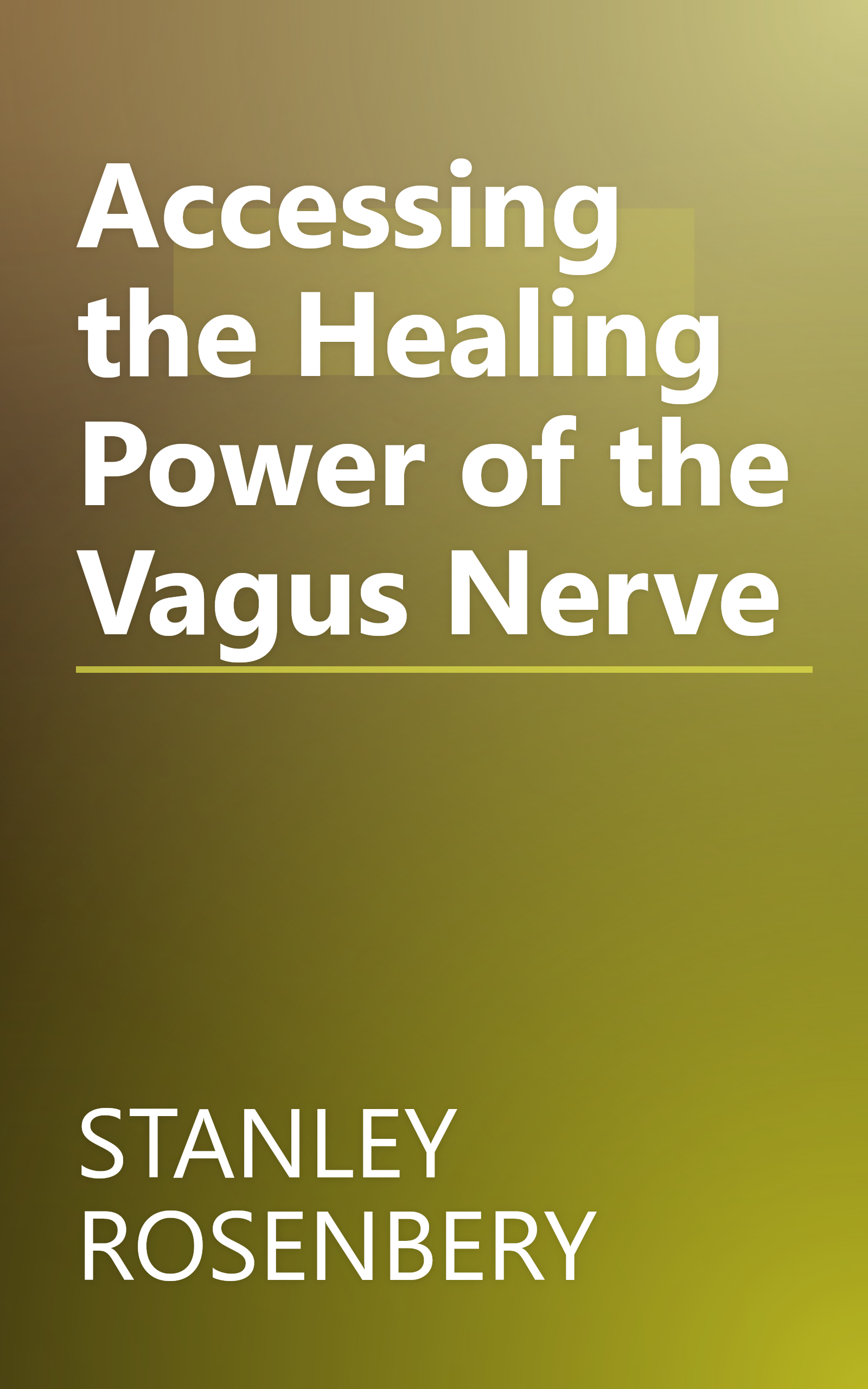 Accessing the Healing Power of the Vagus Nerve book cover