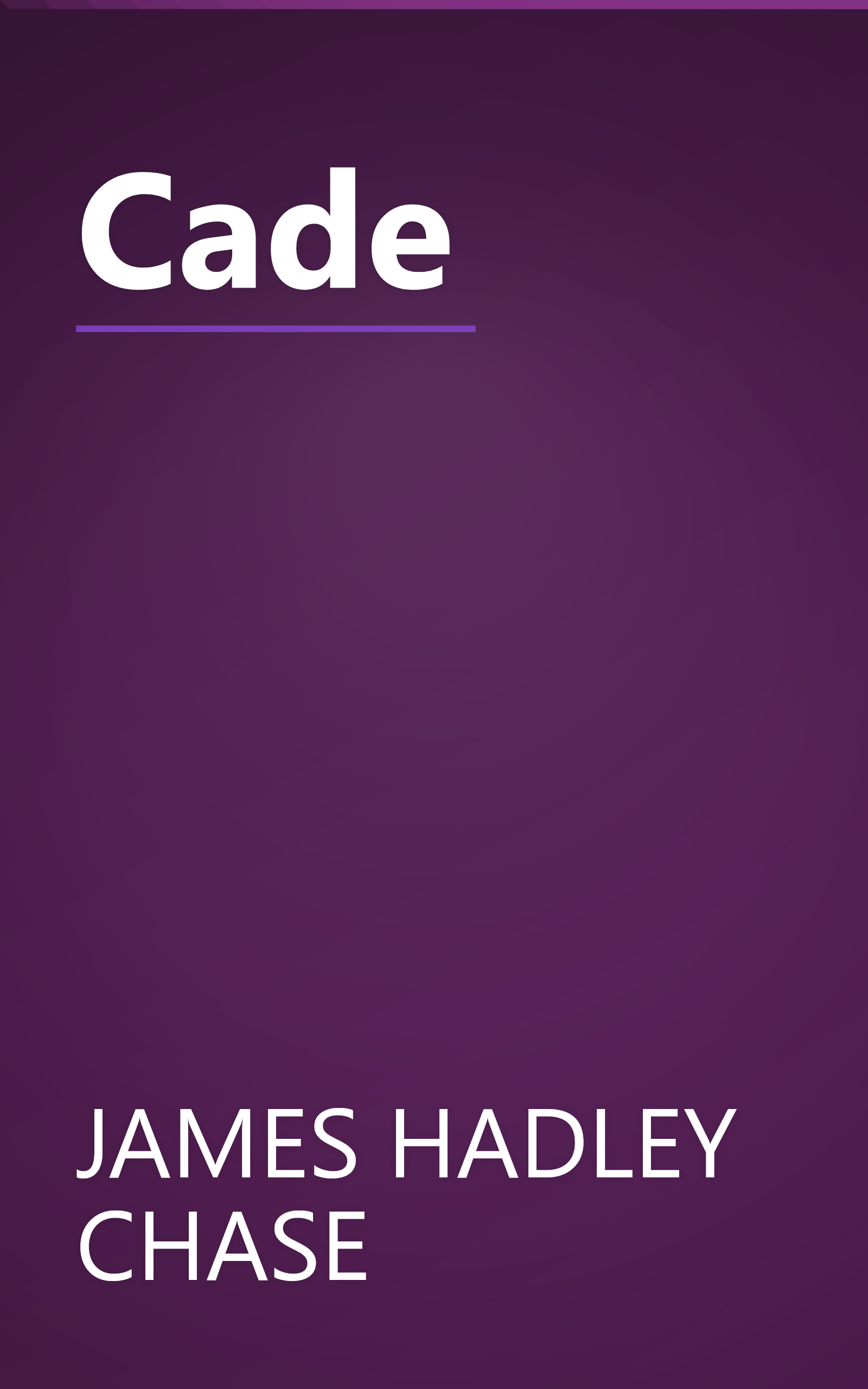Cade book cover