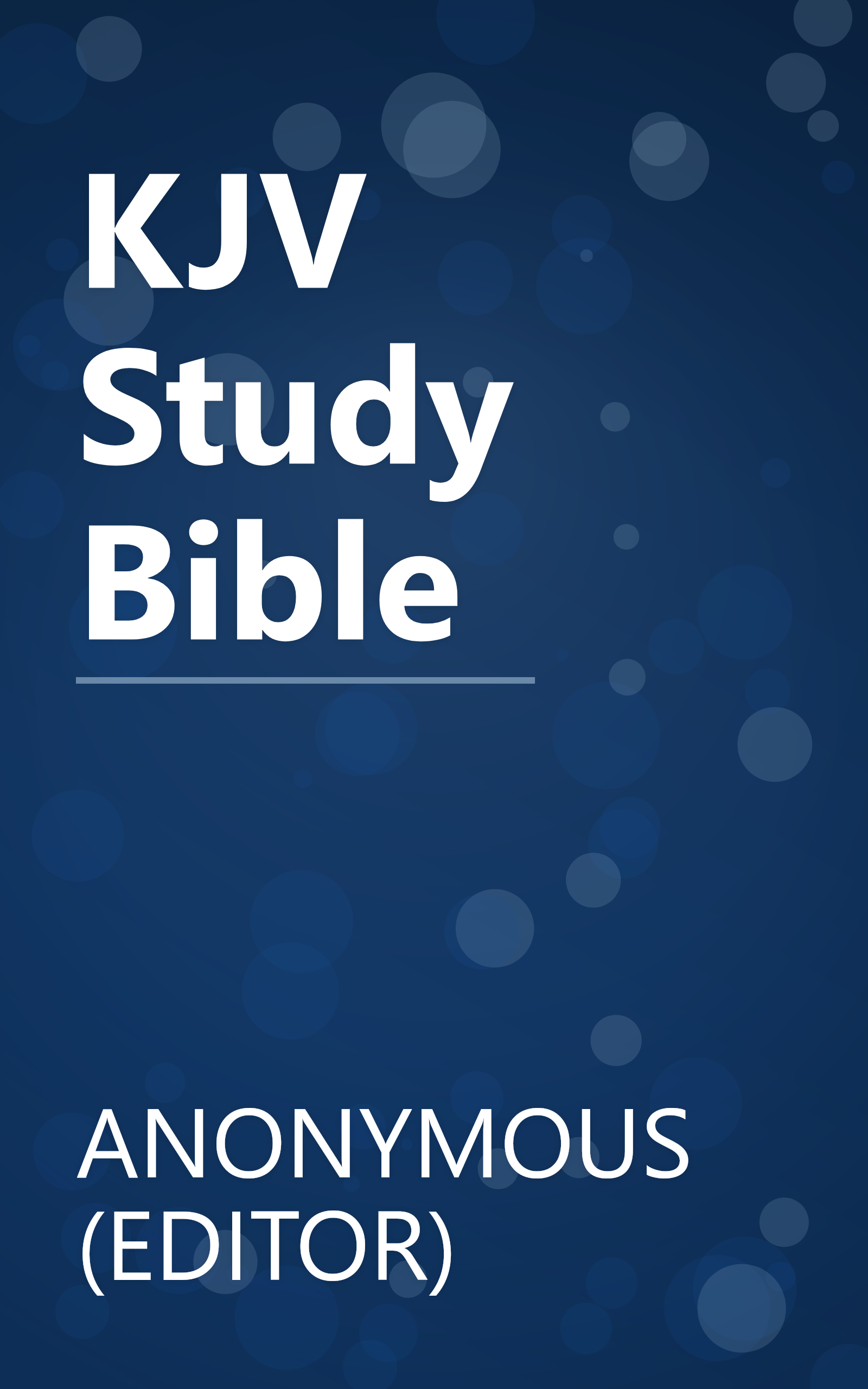 KJV Study Bible book cover