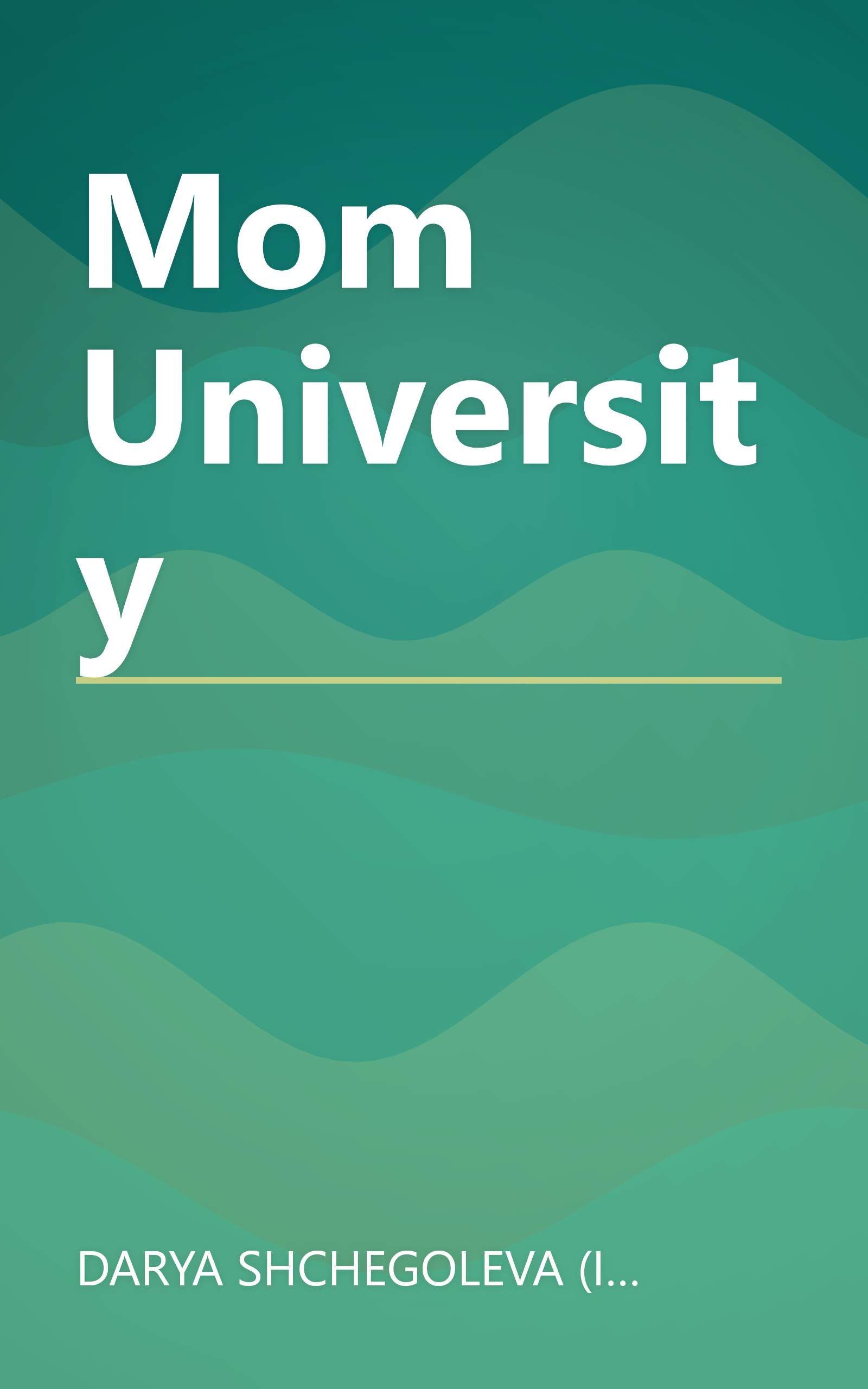Mom University book cover