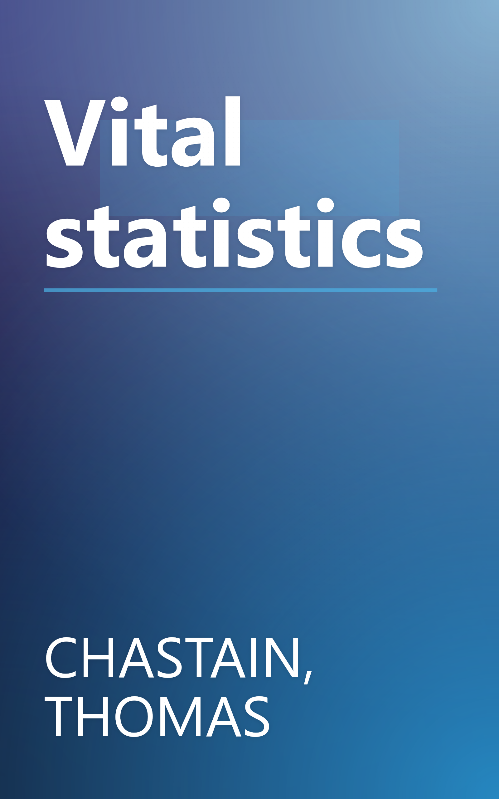 Vital statistics book cover