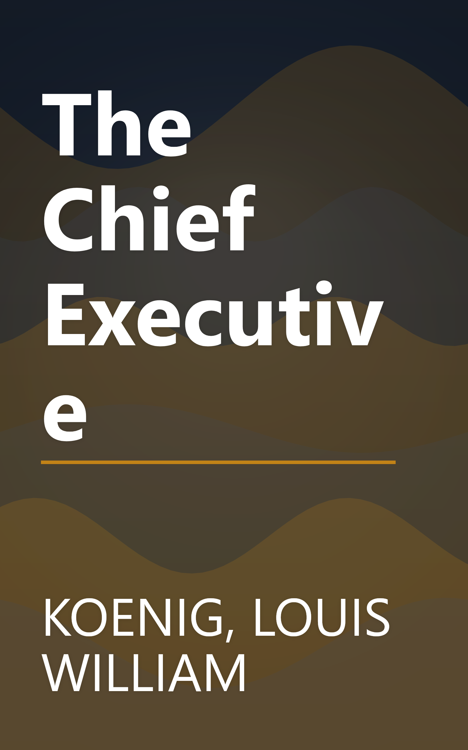 The Chief Executive book cover