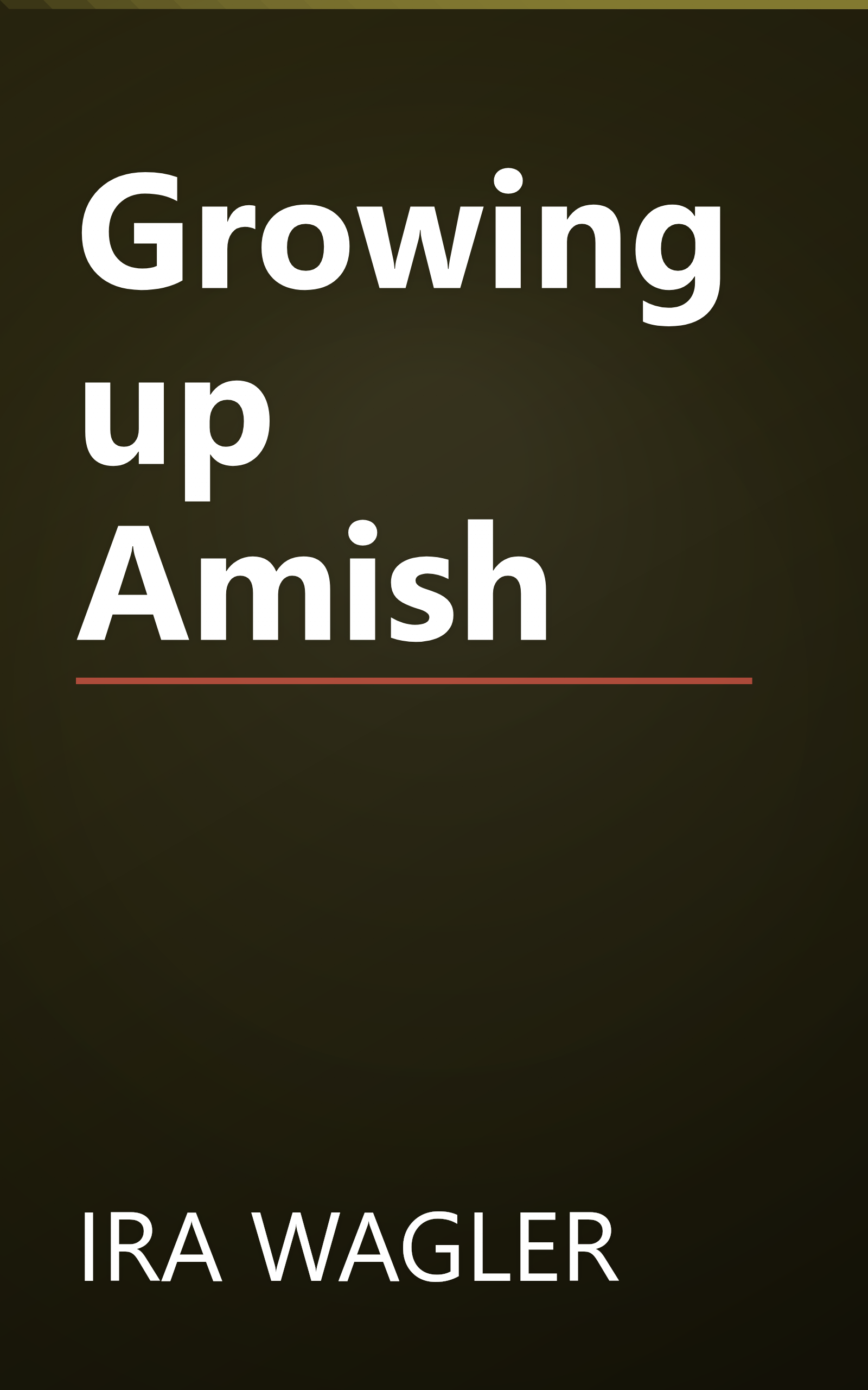Growing up Amish book cover