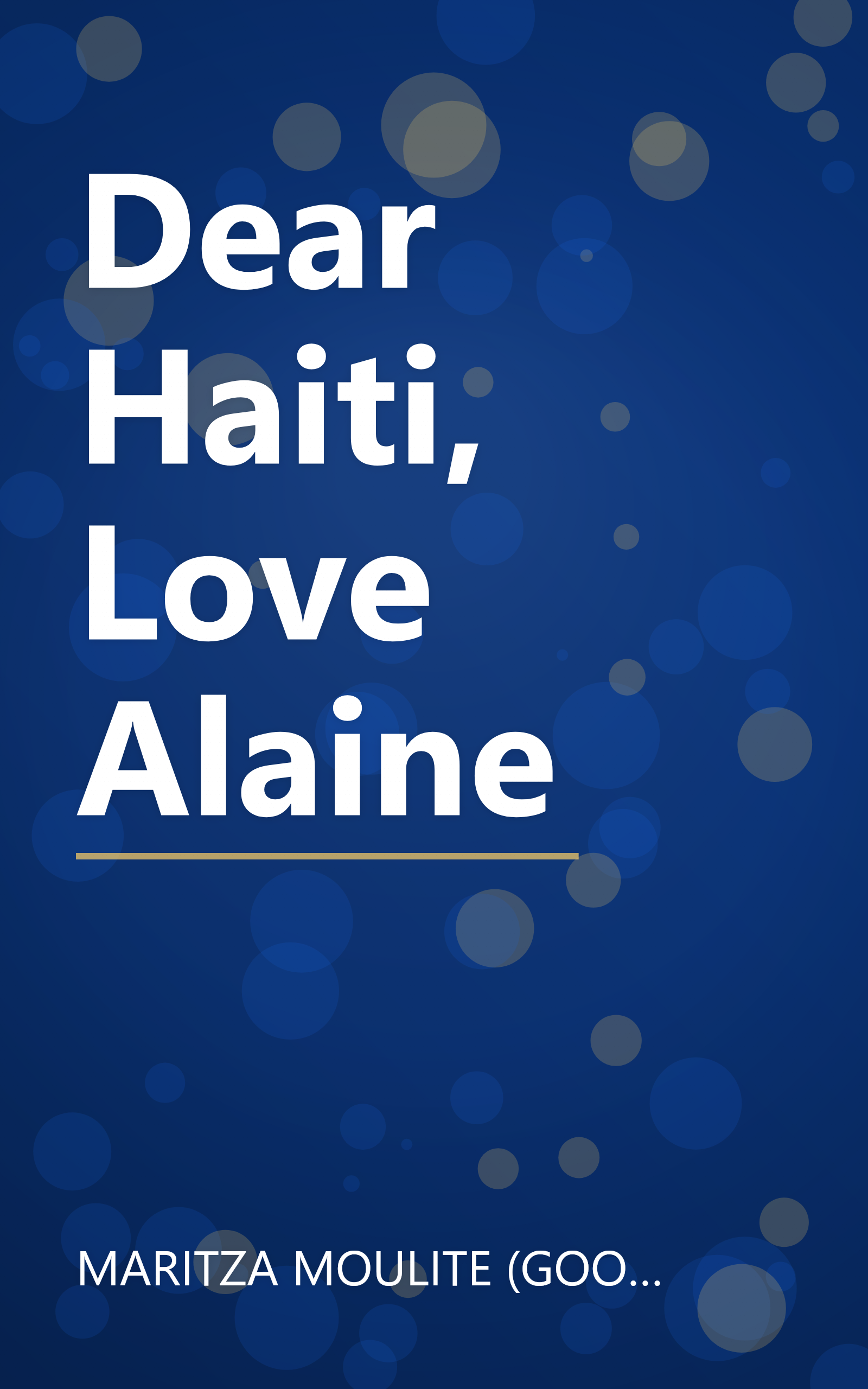 Dear Haiti, Love Alaine book cover