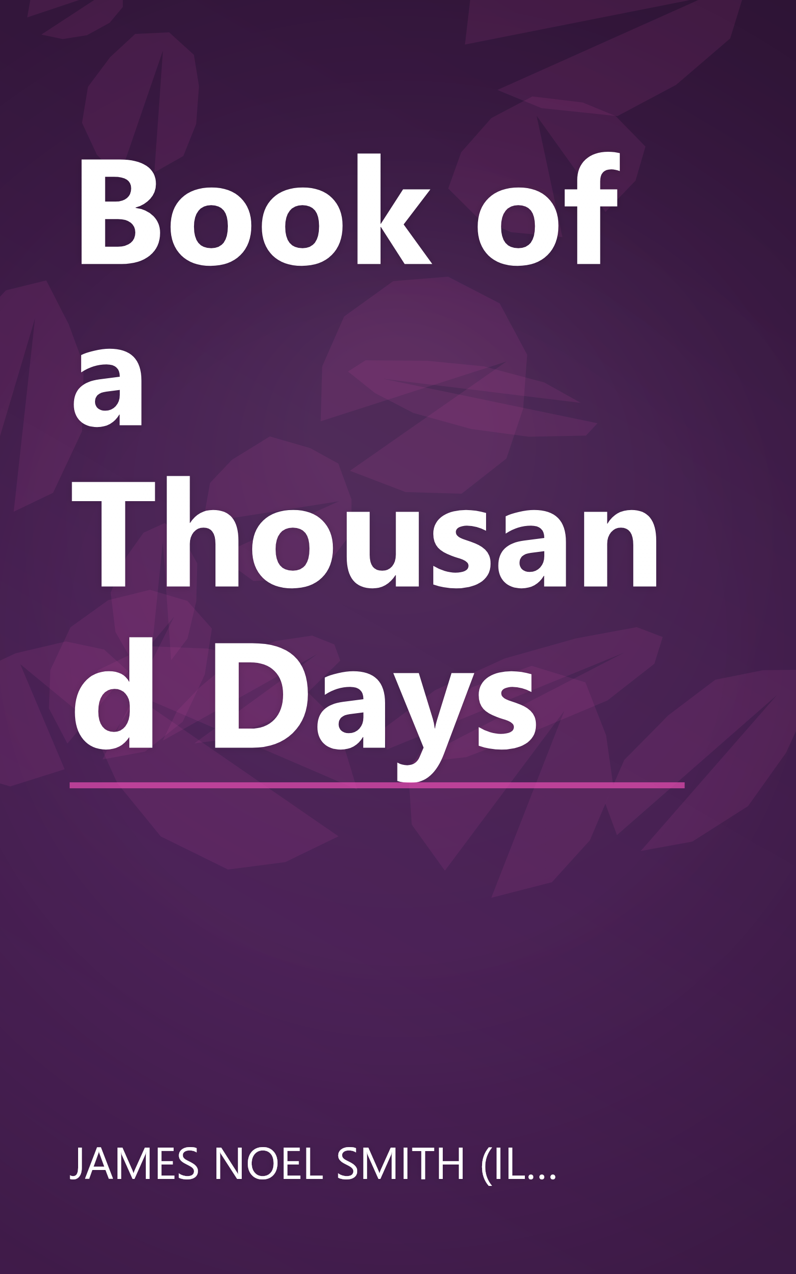 Book of a Thousand Days book cover