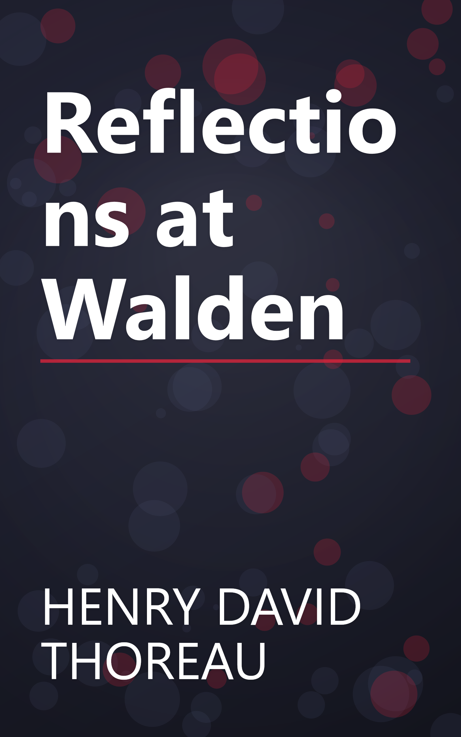 Reflections at Walden book cover