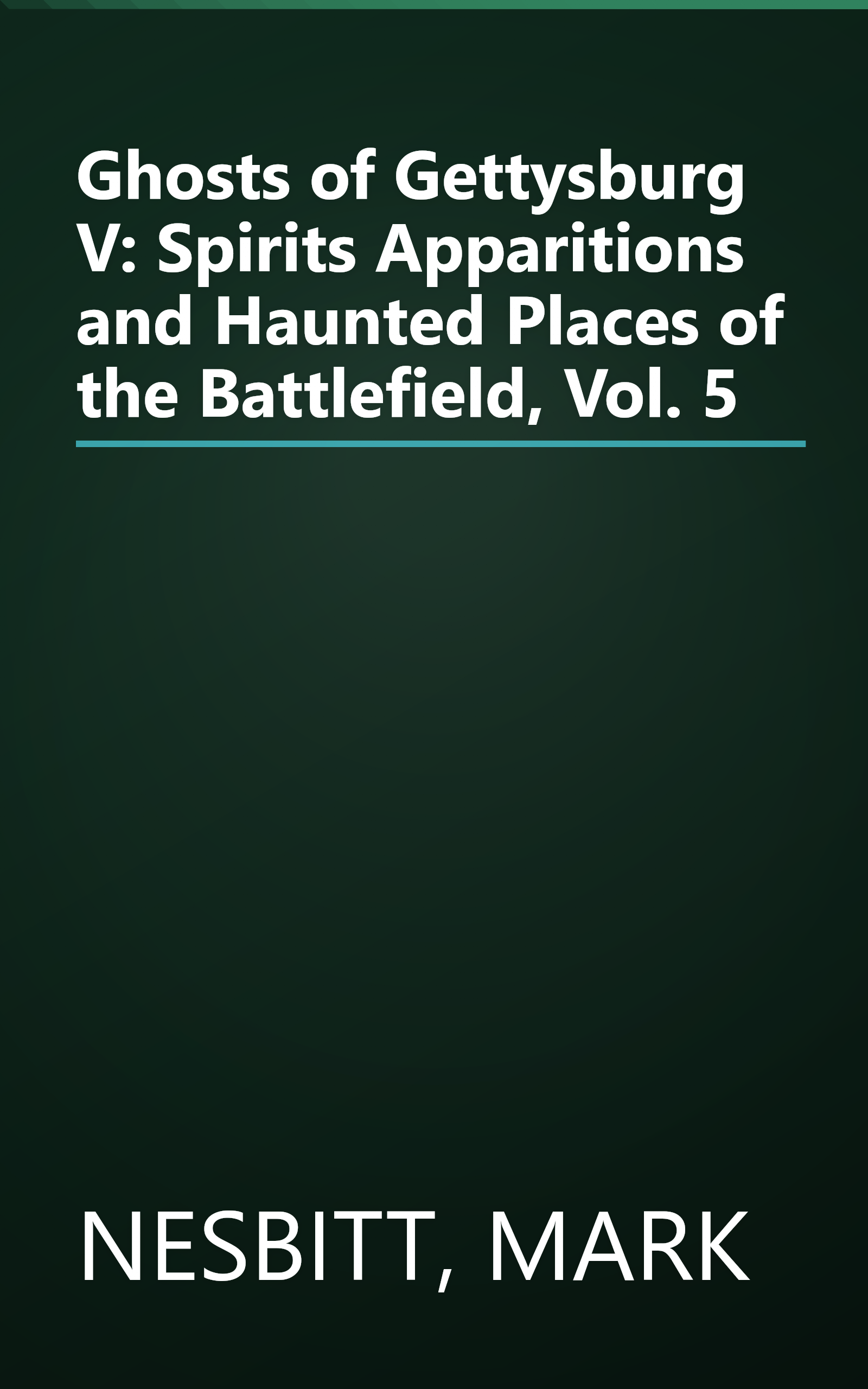 Ghosts of Gettysburg V: Spirits Apparitions and Haunted Places of the Battlefield, Vol. 5 book cover