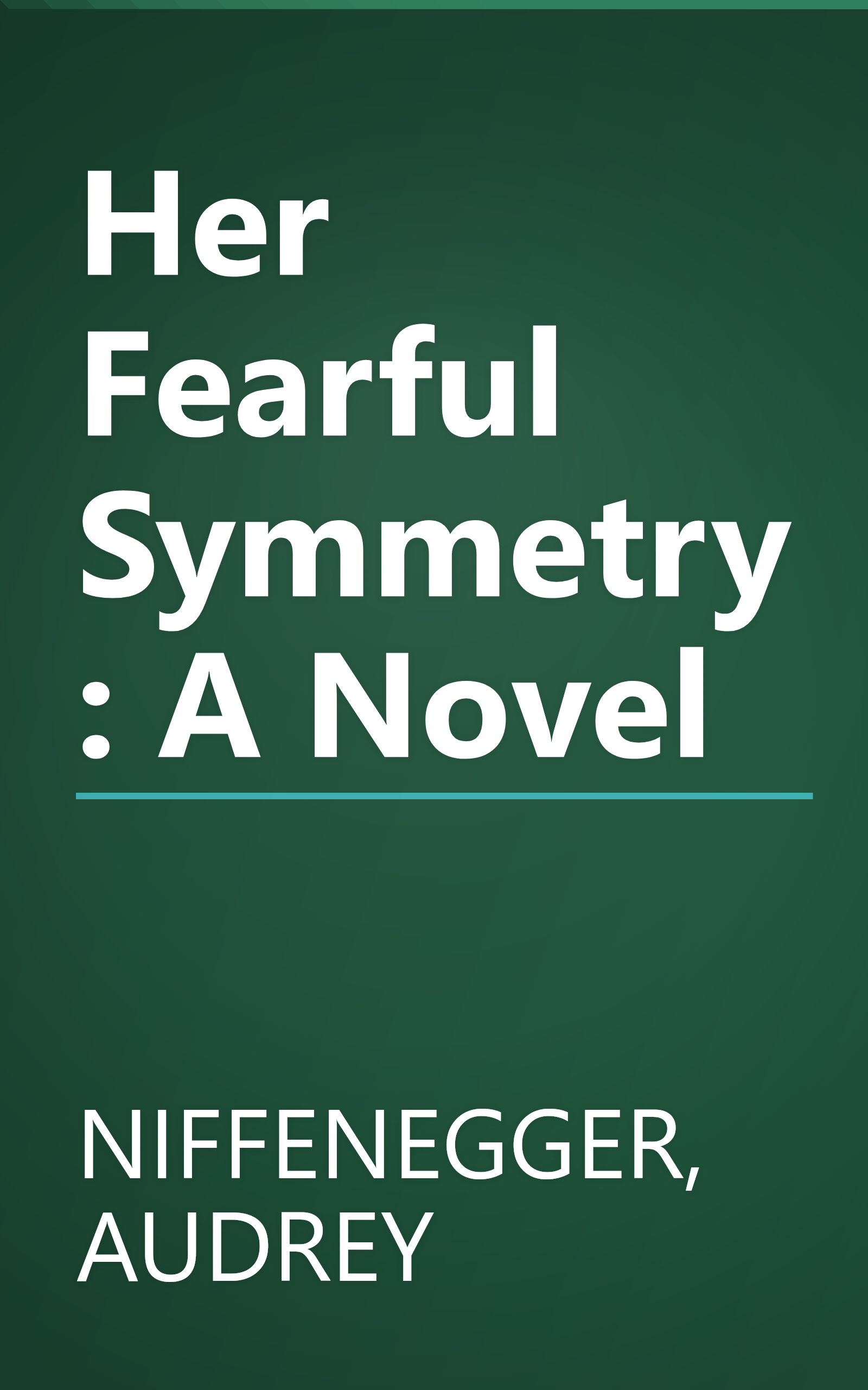 Her Fearful Symmetry: A Novel book cover
