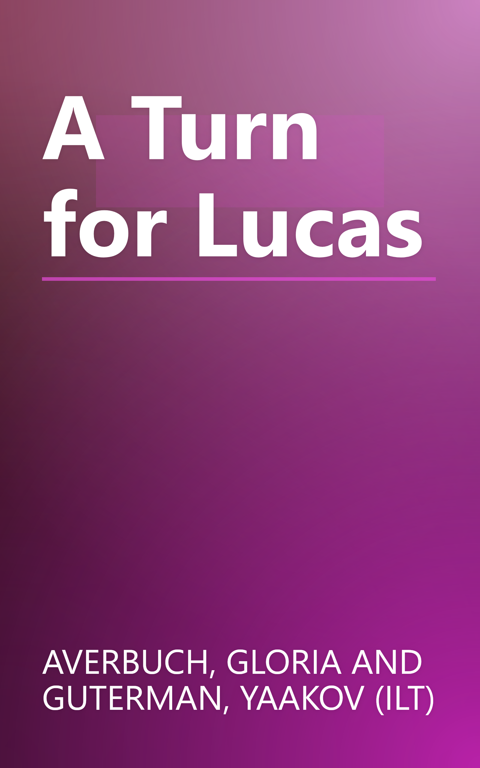A Turn for Lucas book cover