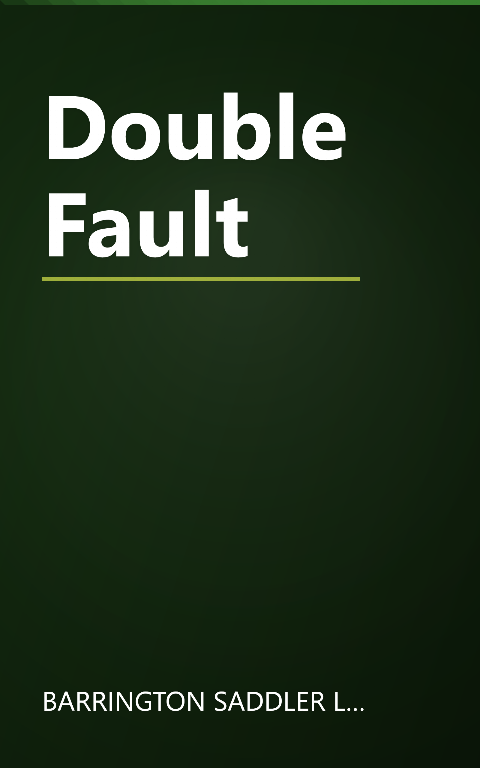 Double Fault book cover
