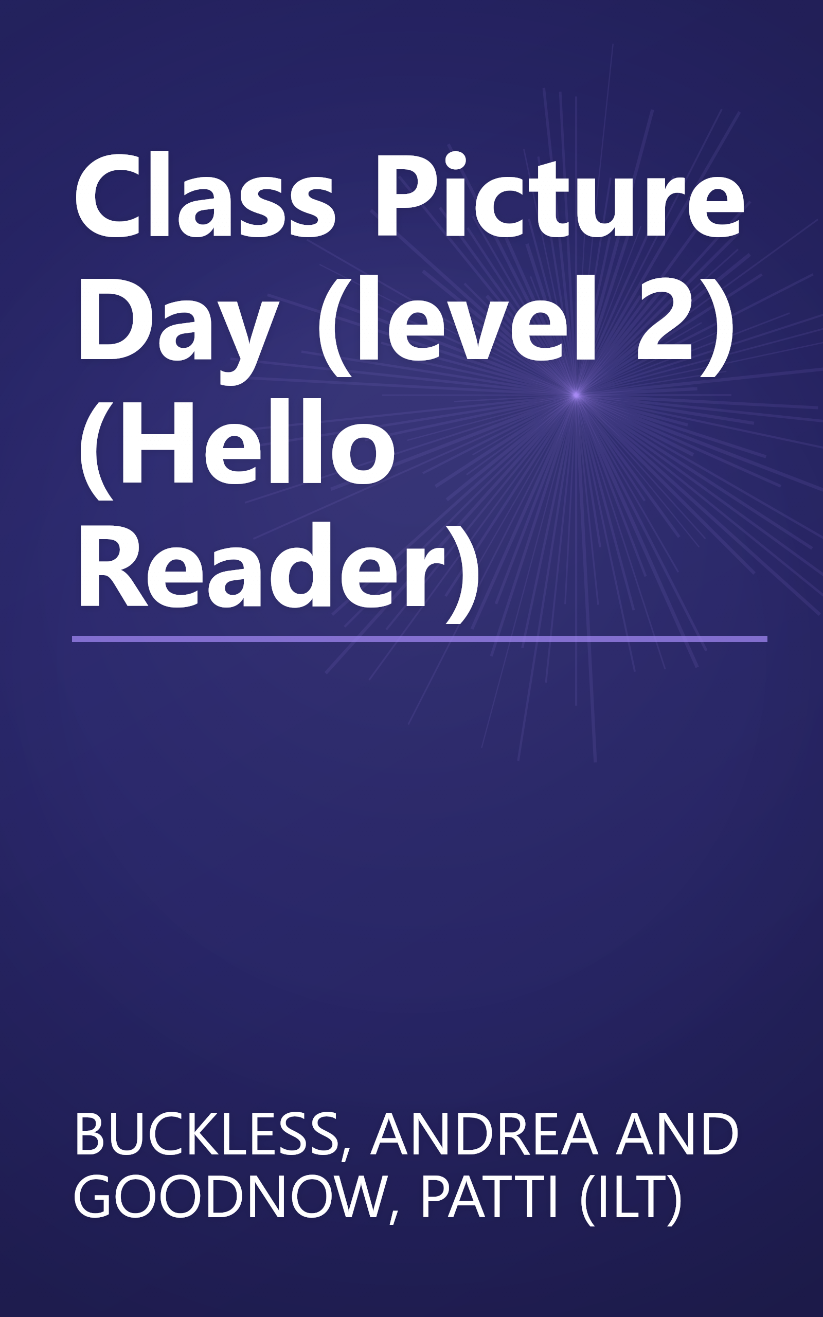 Class Picture Day (level 2) (Hello Reader) book cover