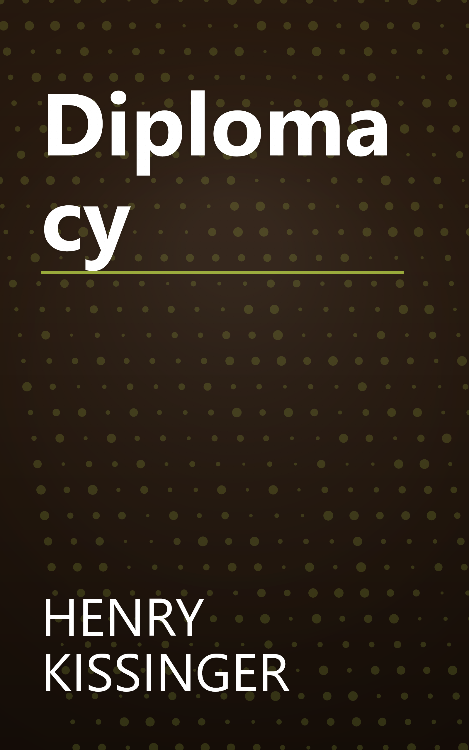 Diplomacy book cover