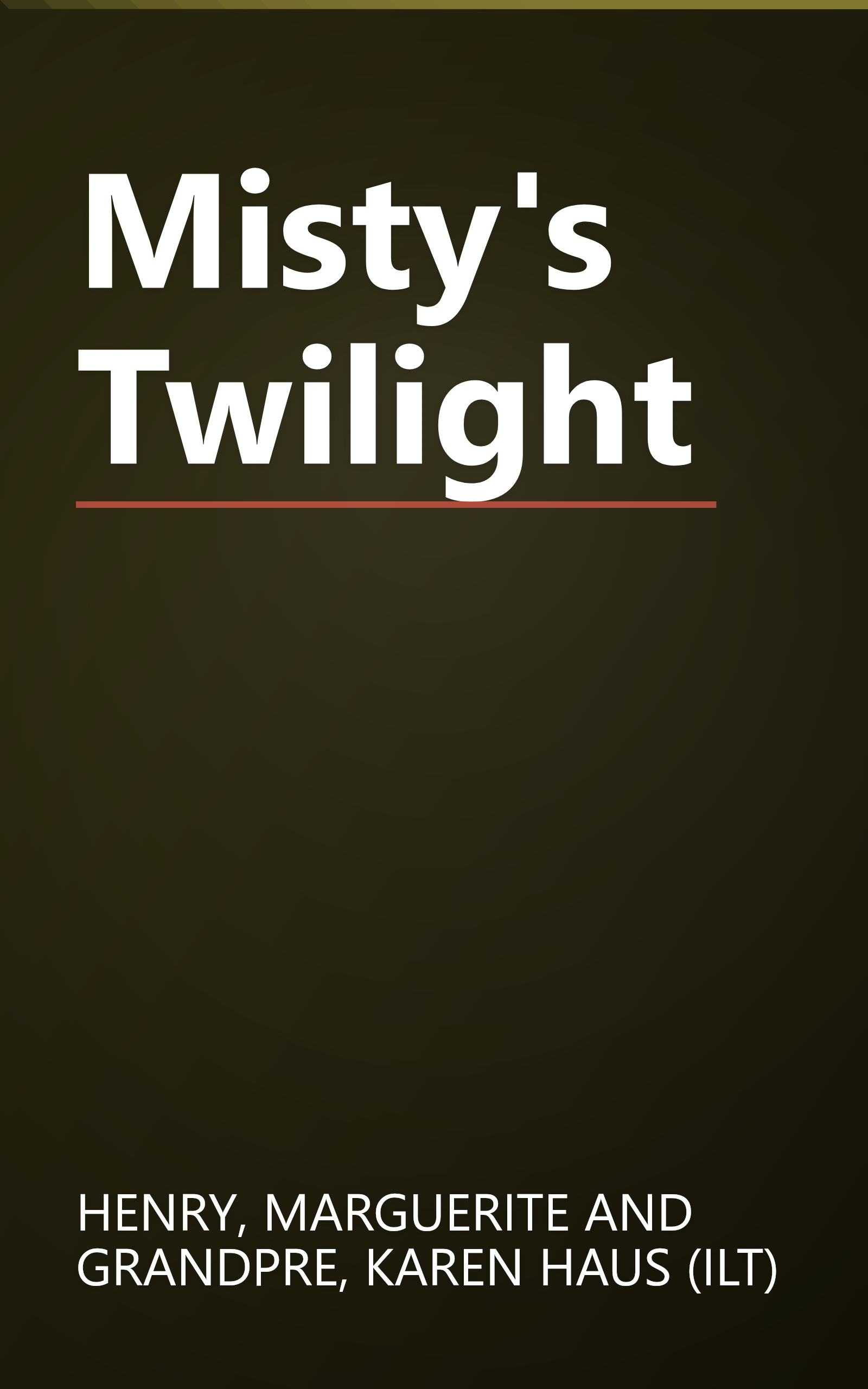 Misty's Twilight book cover