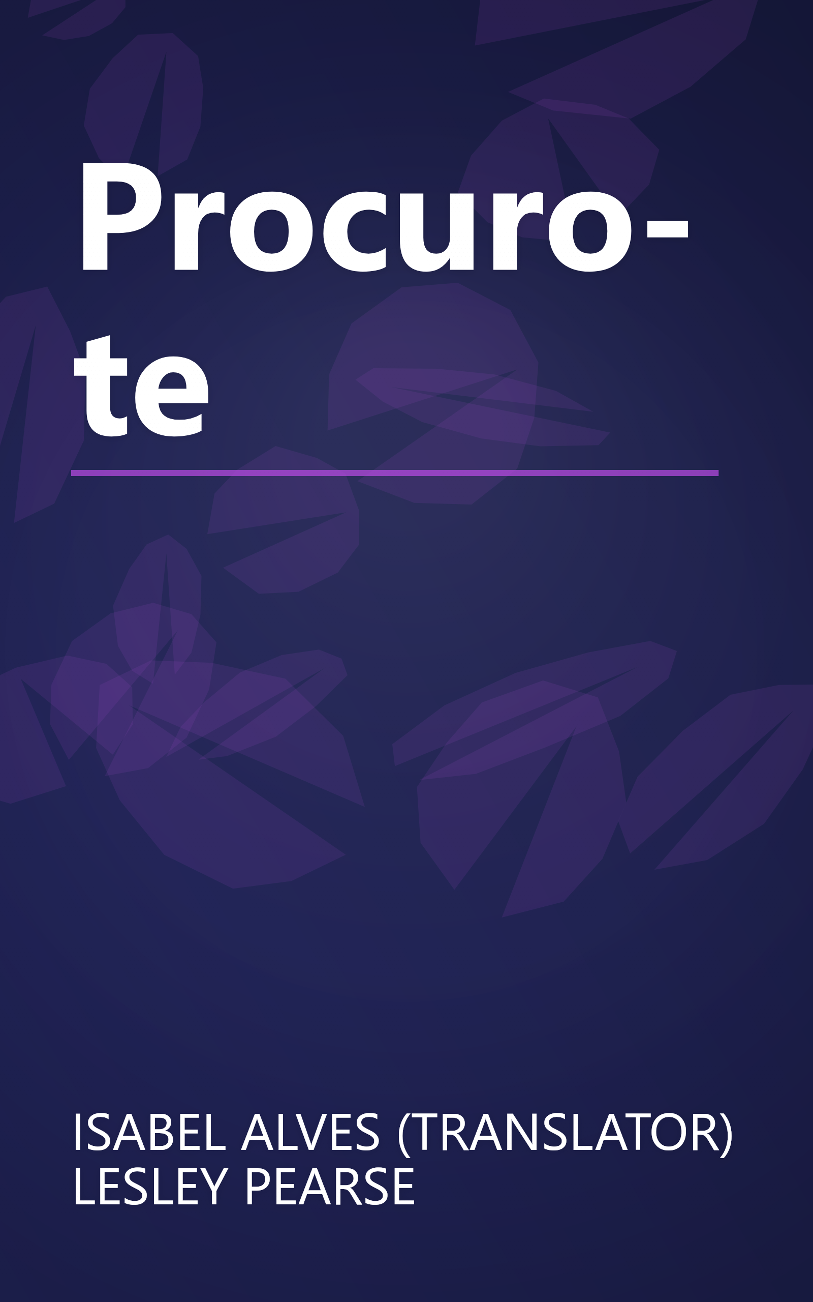 Procuro-te book cover
