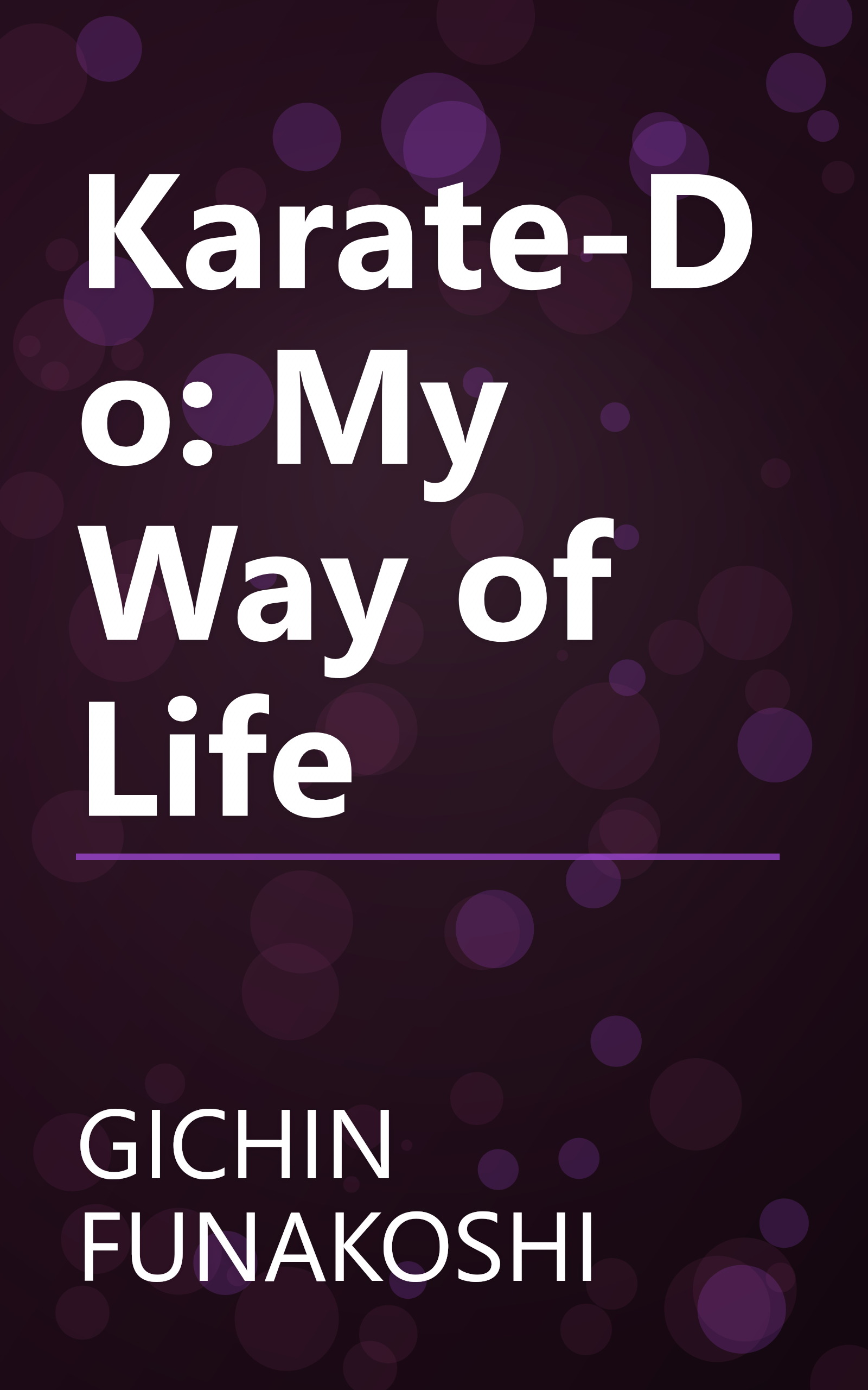 Karate-Do: My Way of Life book cover
