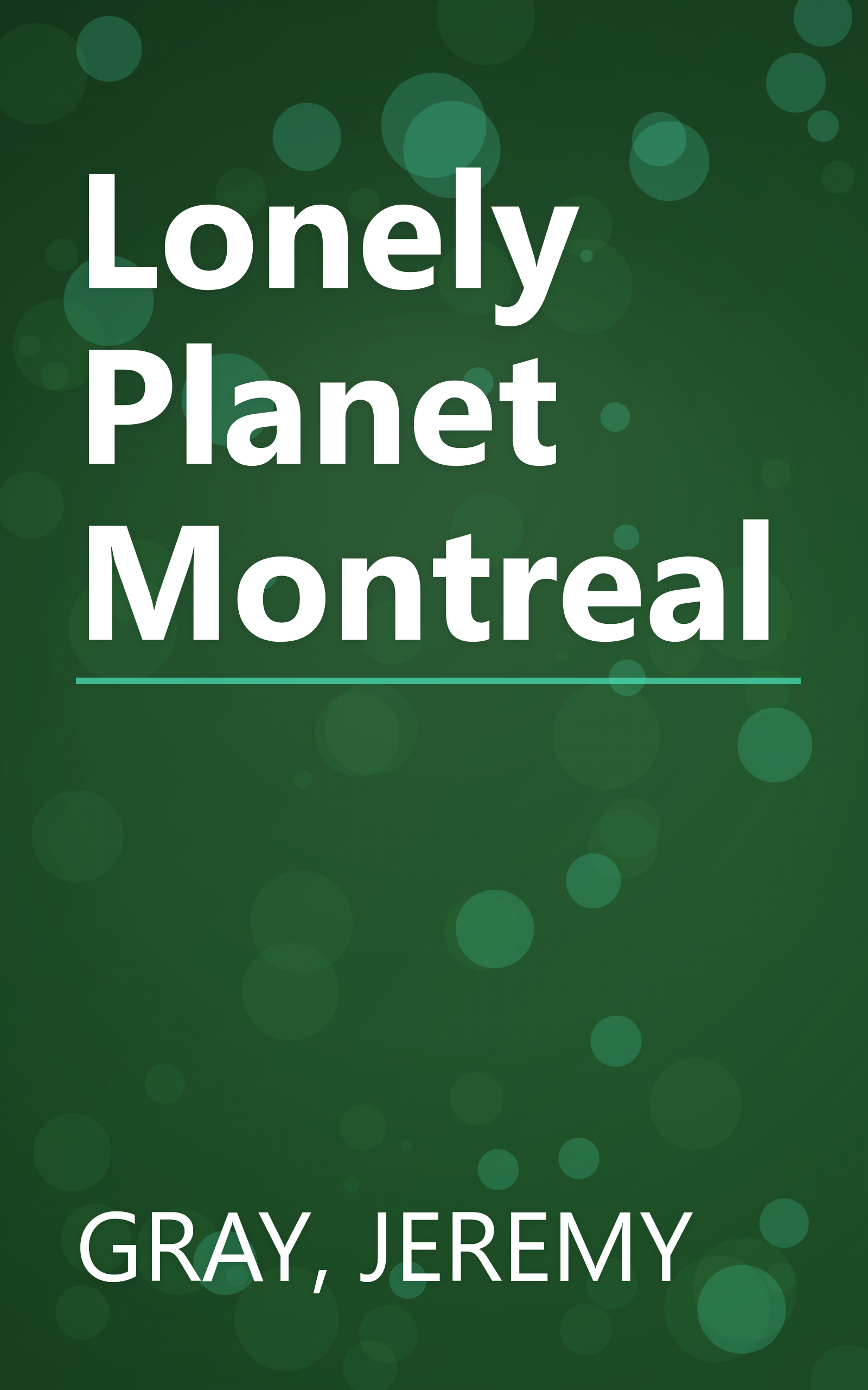 Lonely Planet Montreal book cover