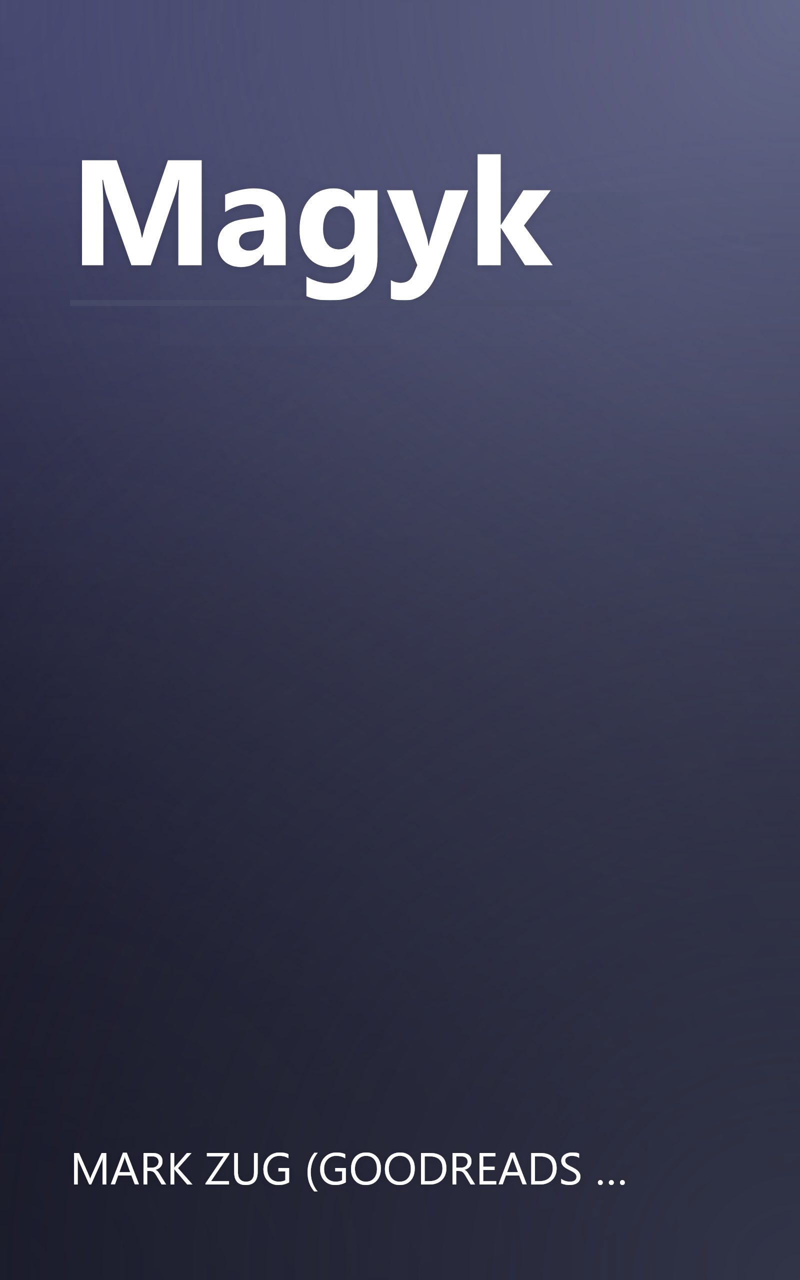 Magyk book cover