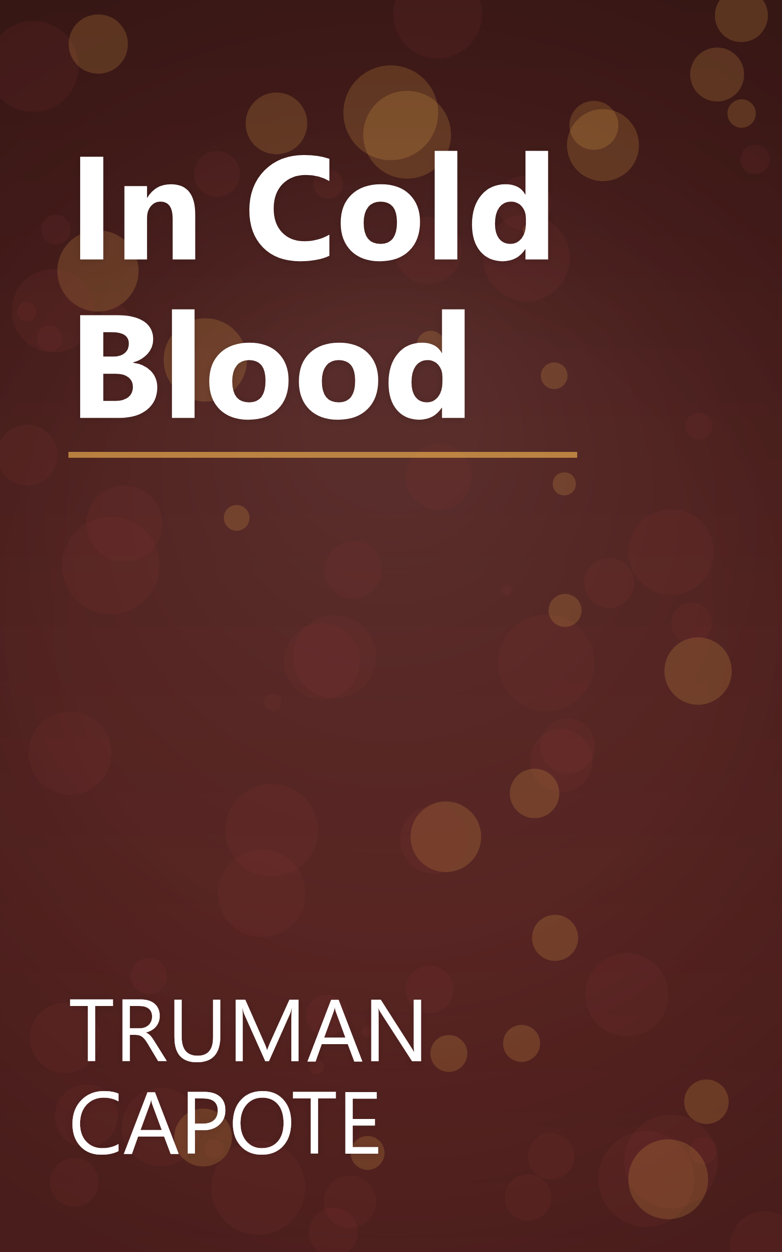 In Cold Blood book cover