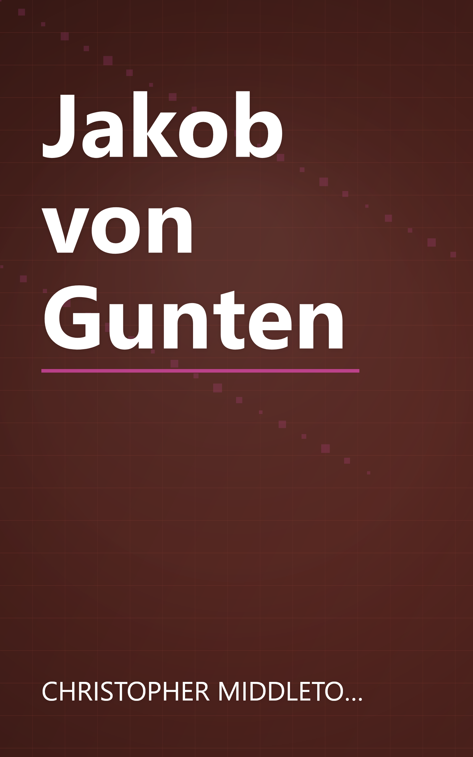 Jakob von Gunten book cover