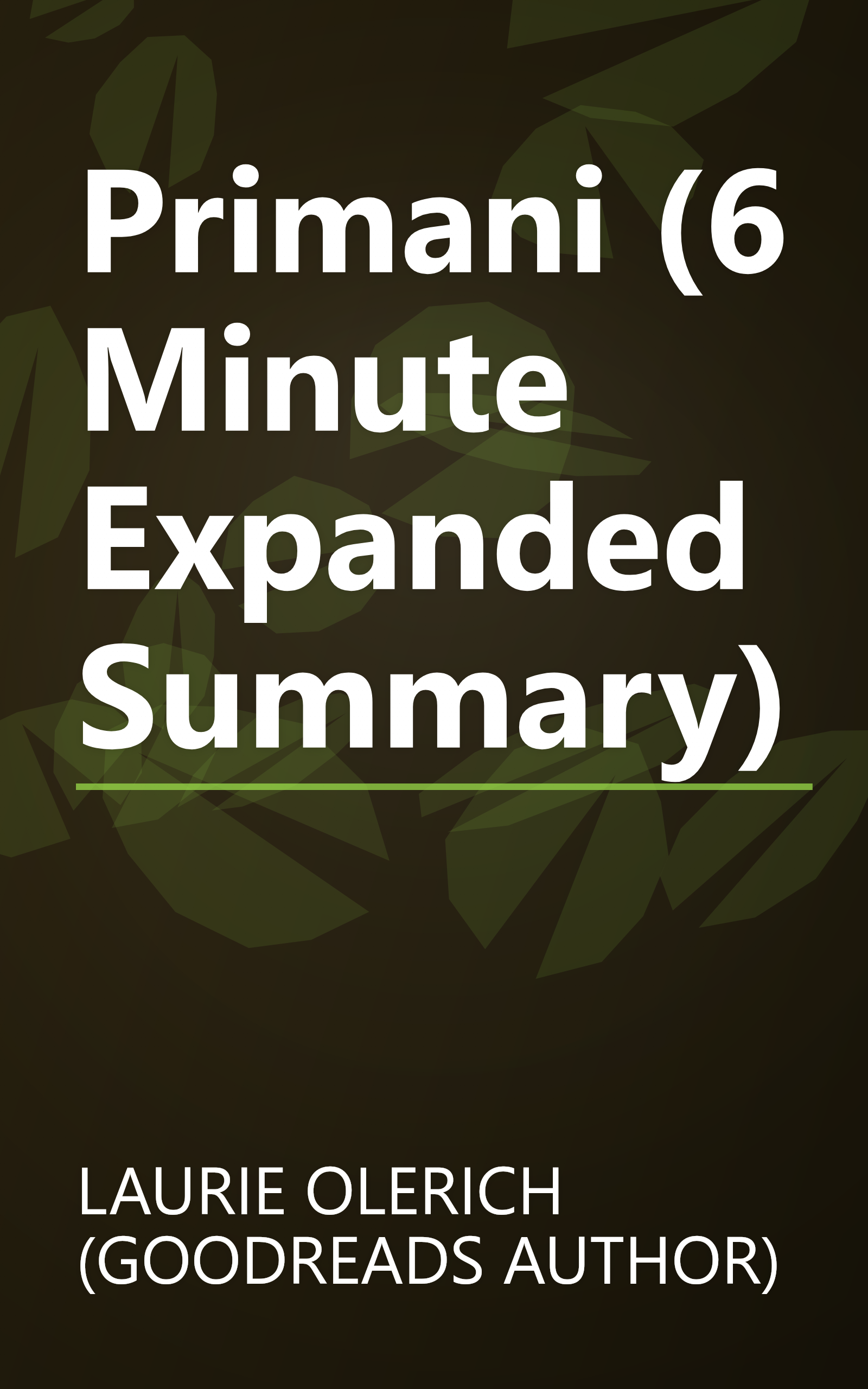 Primani (6 Minute   Expanded Summary) book cover