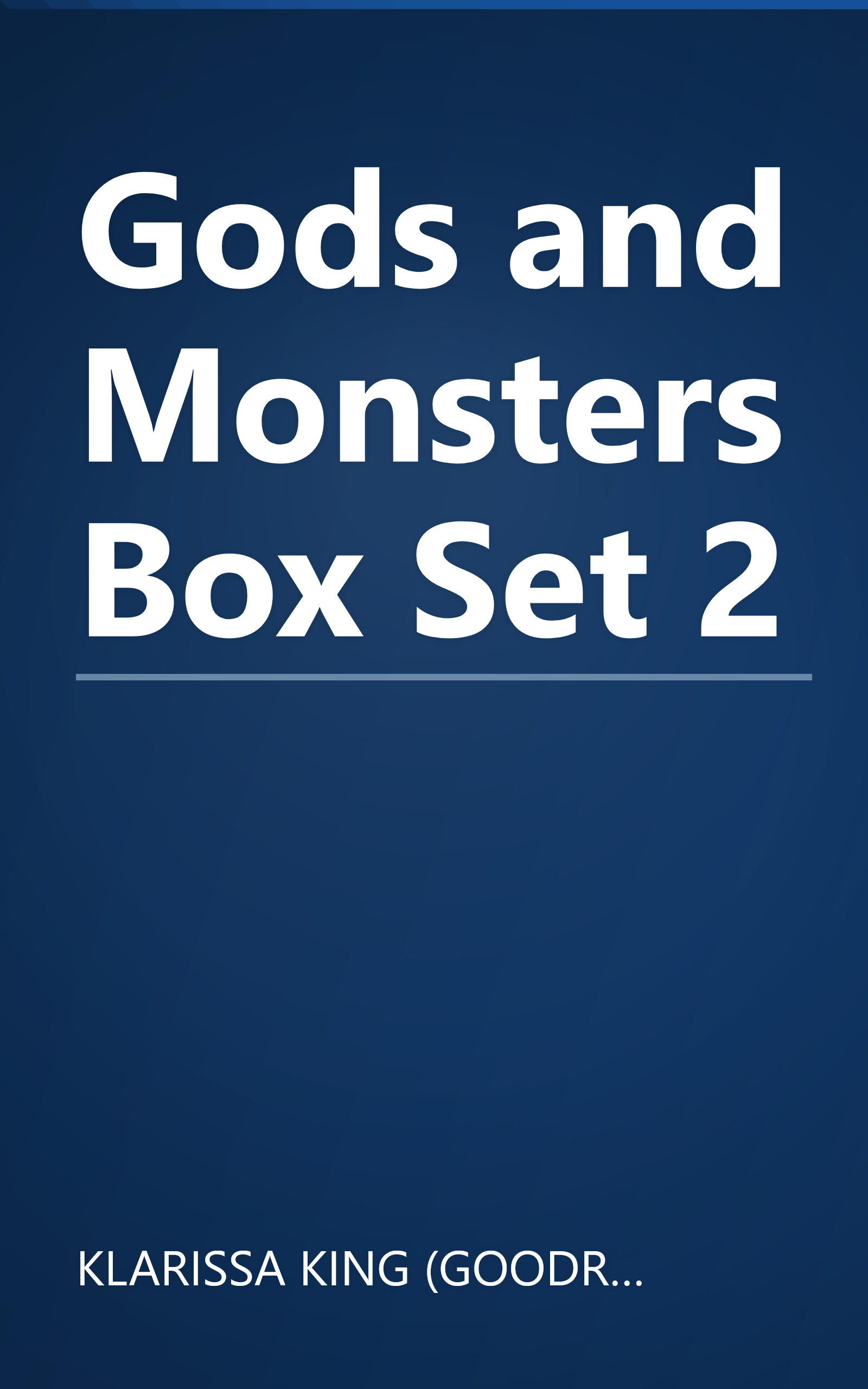 Gods and Monsters Box Set 2 book cover