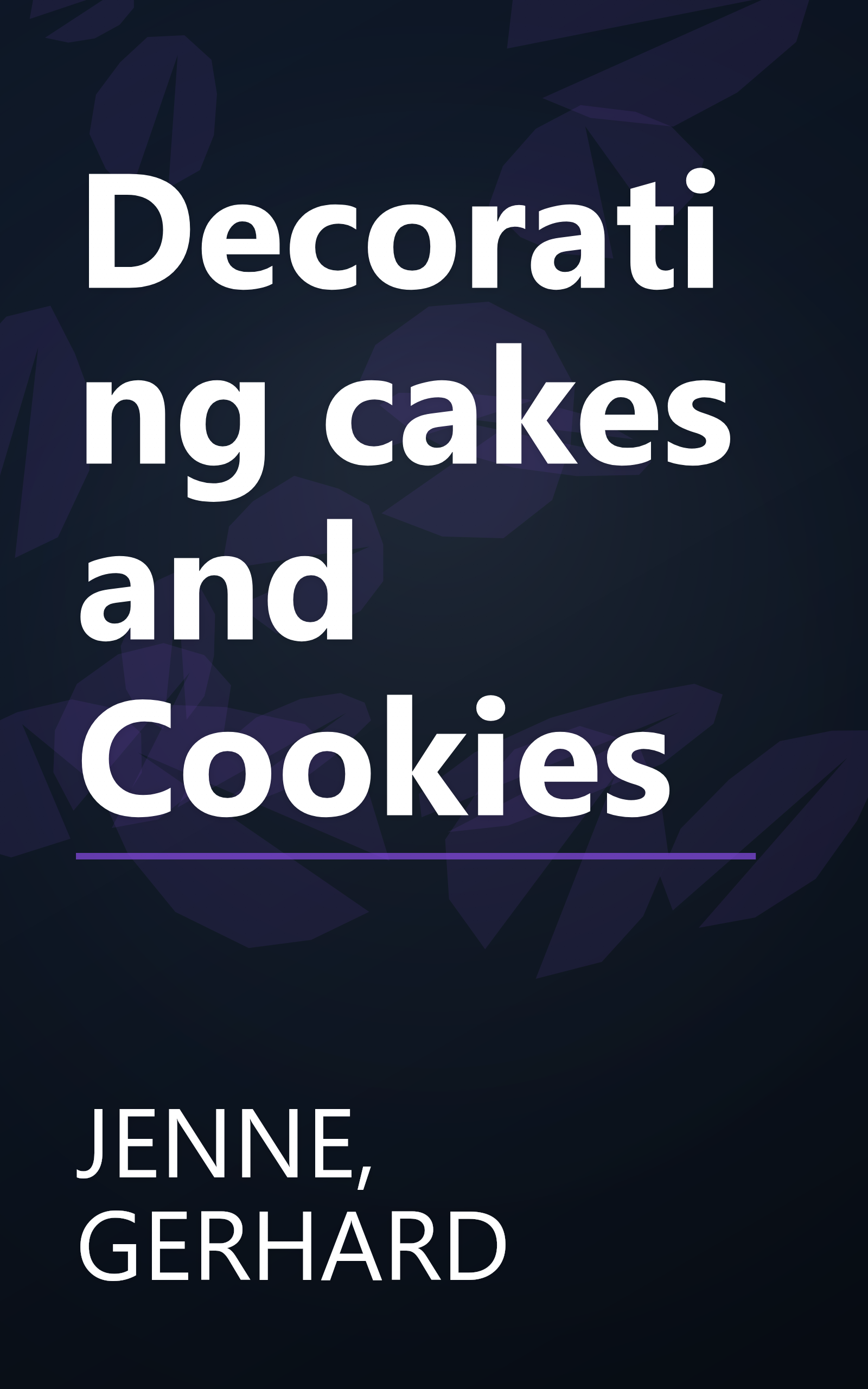 Decorating cakes and Cookies book cover
