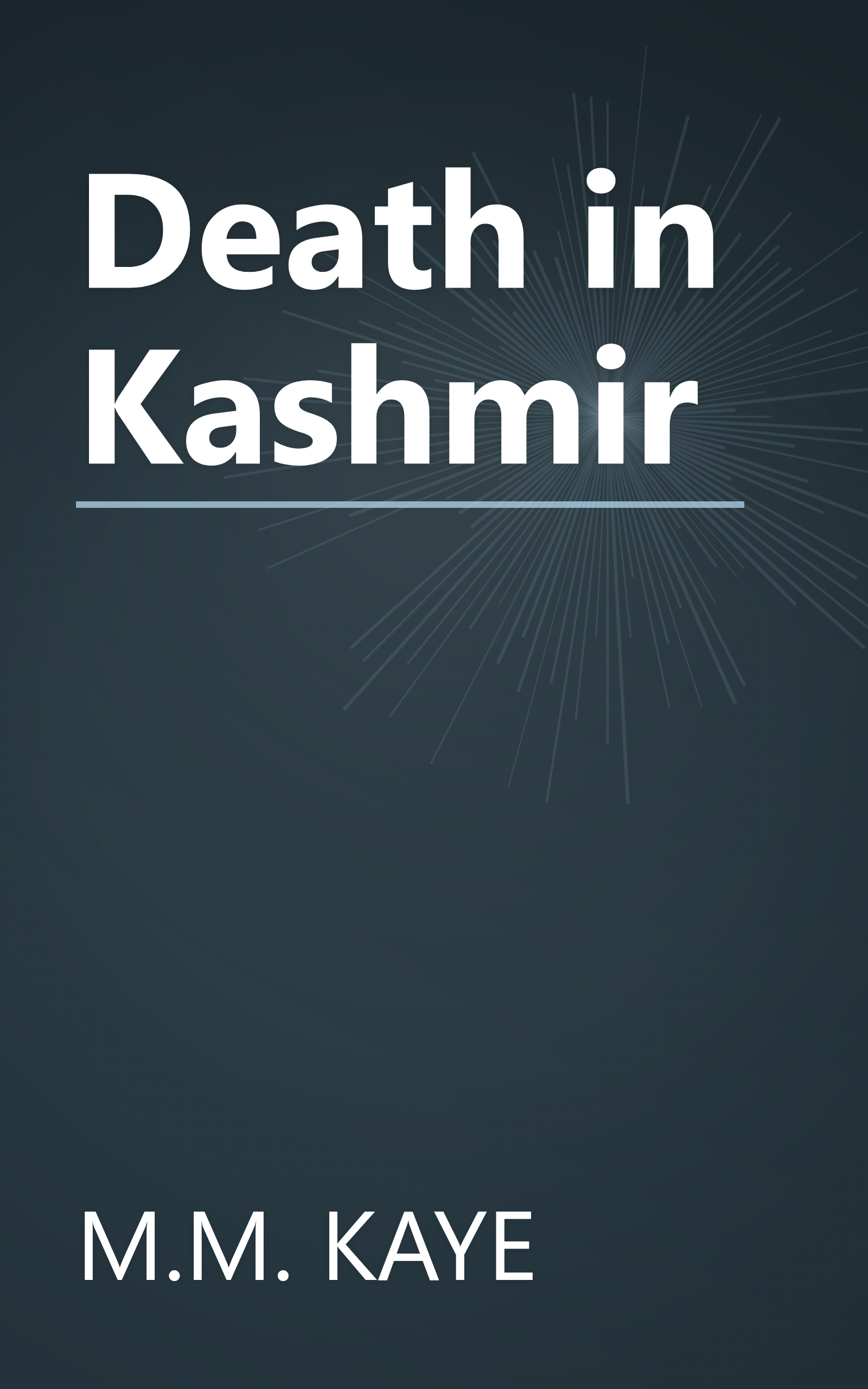 Death in Kashmir book cover