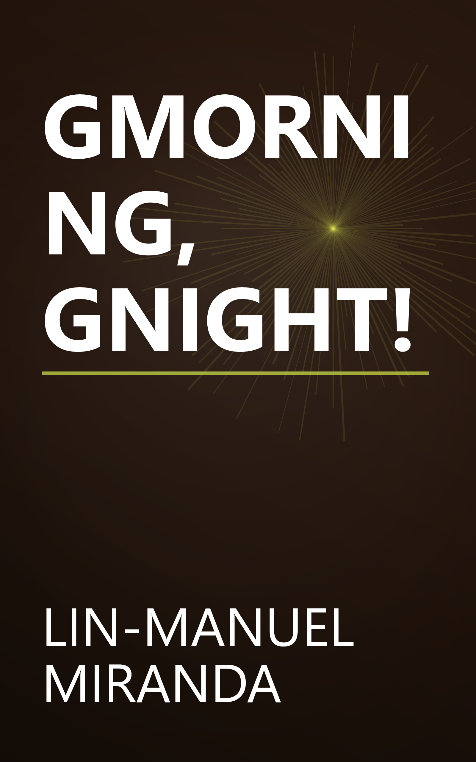 GMORNING, GNIGHT! book cover