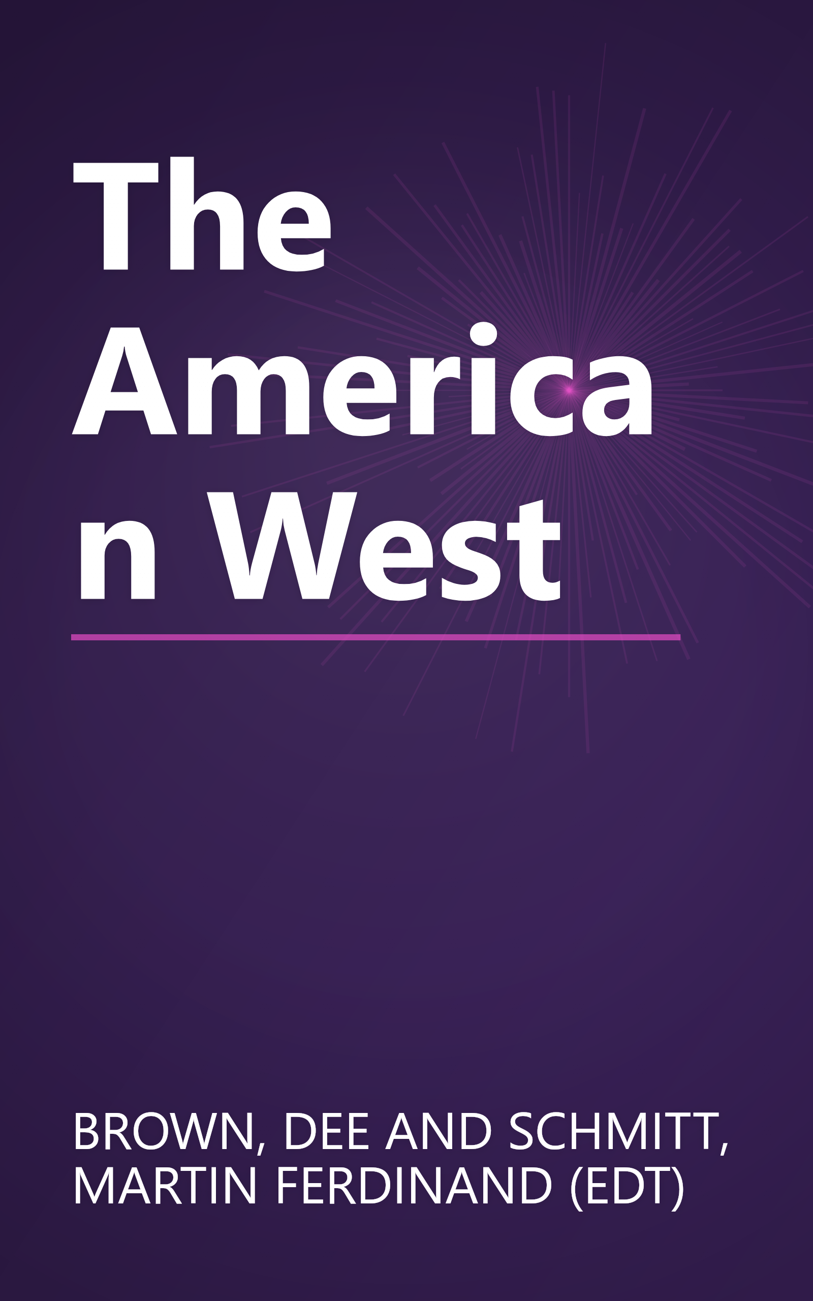 The American West book cover