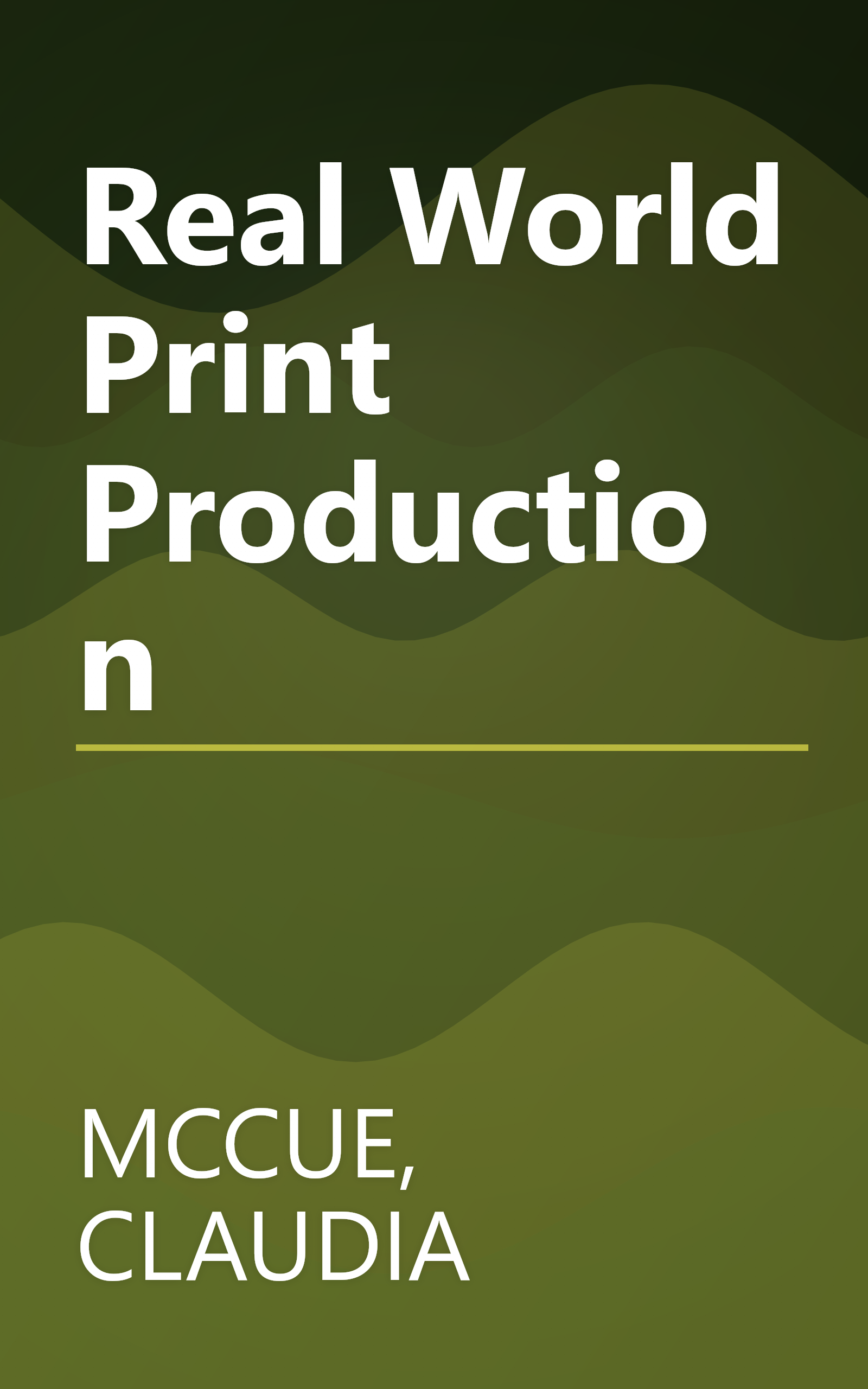 Real World Print Production book cover