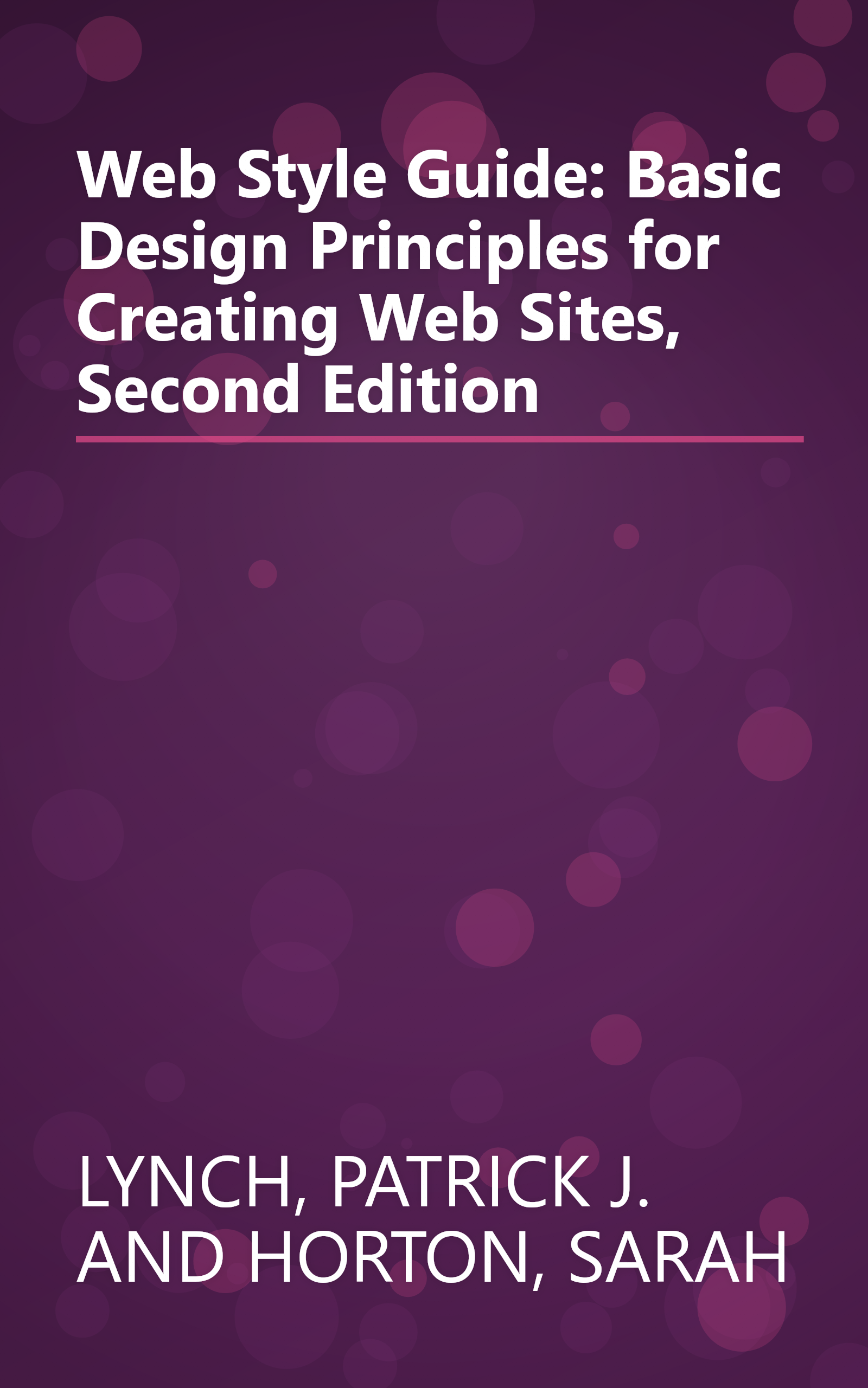 Web Style Guide: Basic Design Principles for Creating Web Sites, Second Edition book cover