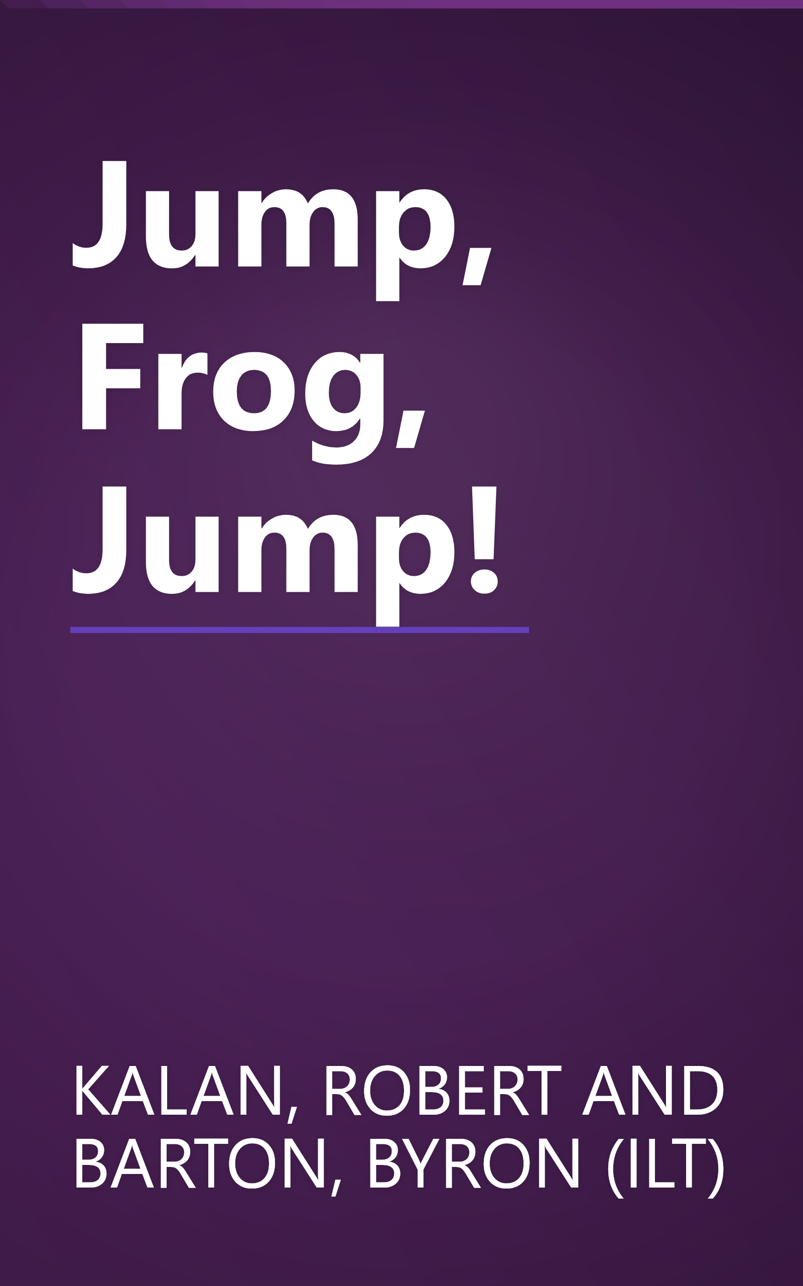 Jump, Frog, Jump! book cover