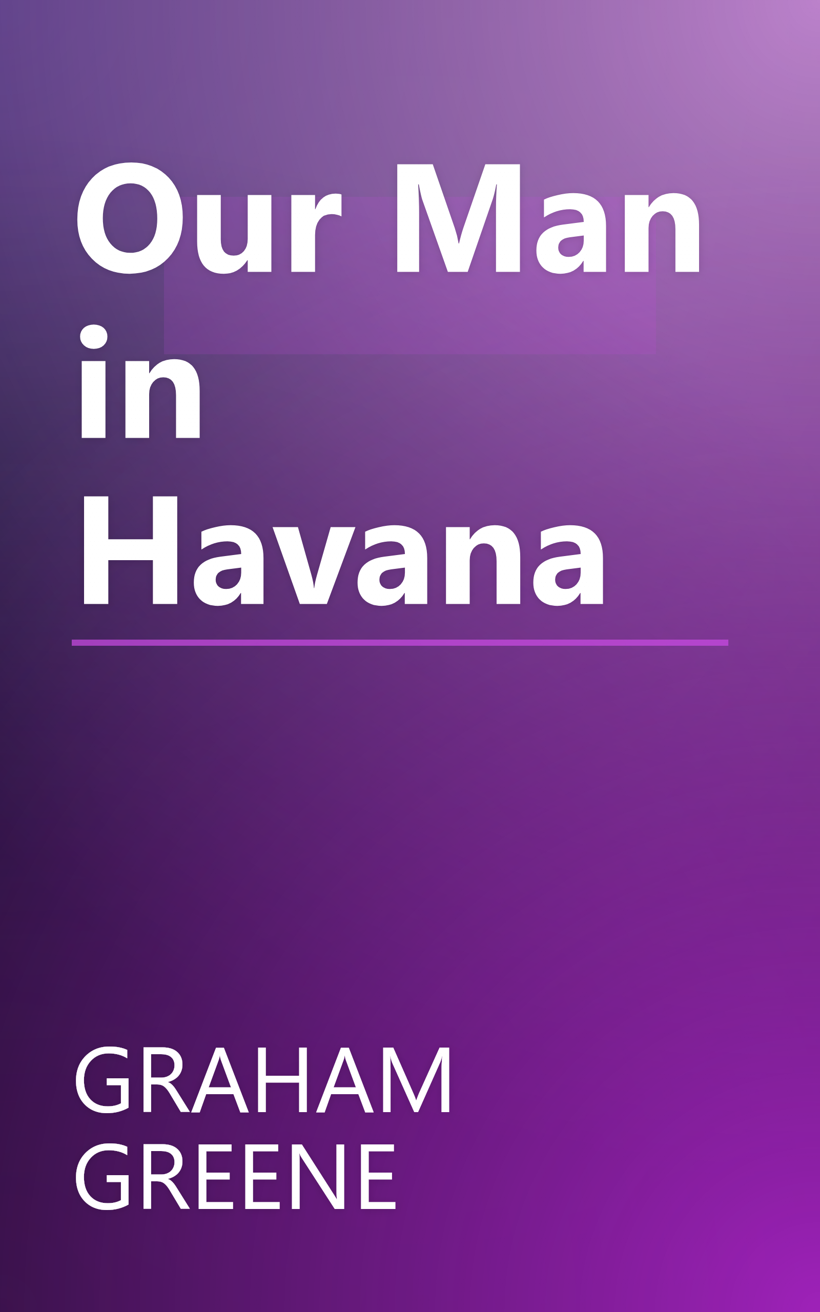 Our Man in Havana book cover