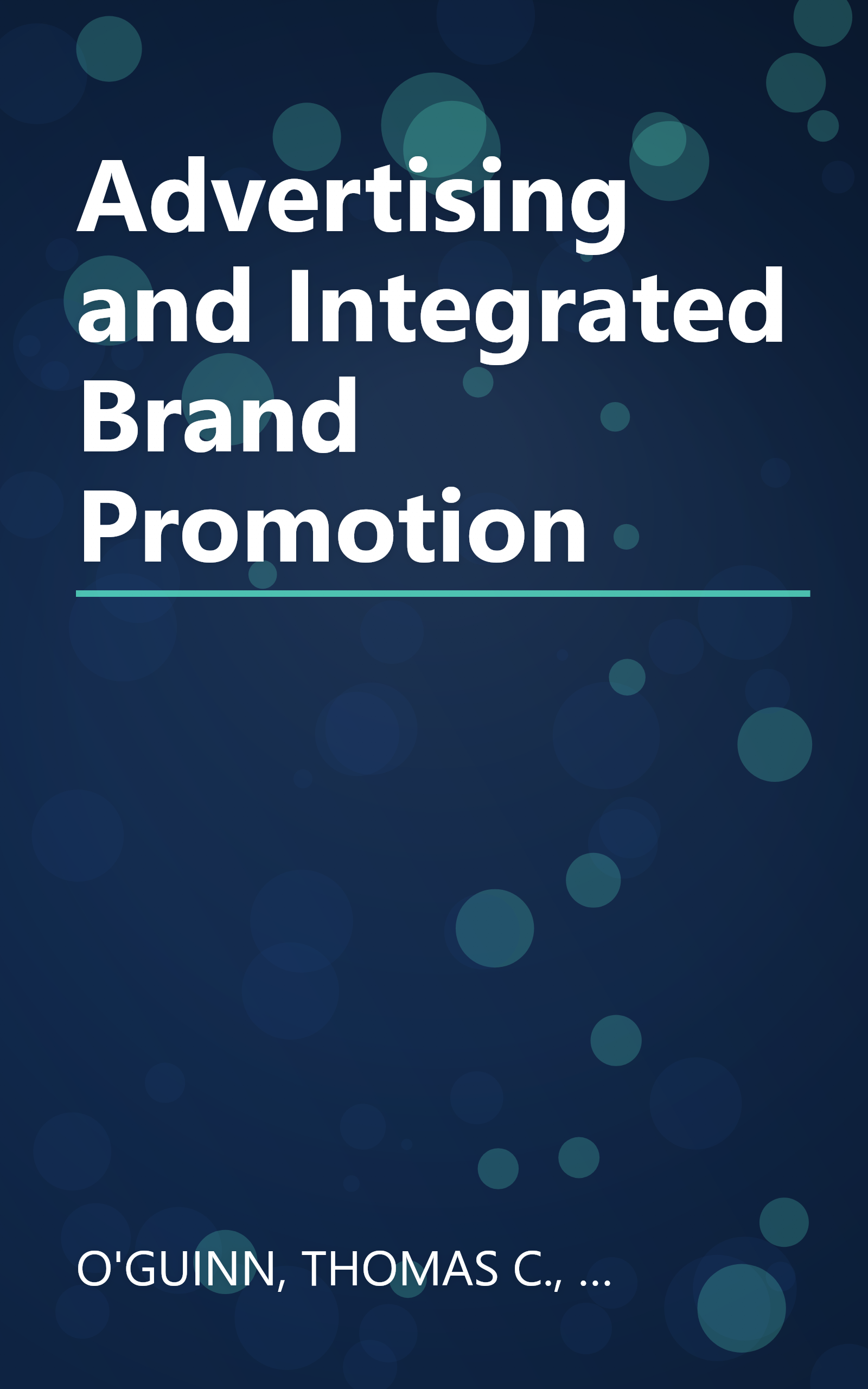 Advertising and Integrated Brand Promotion book cover
